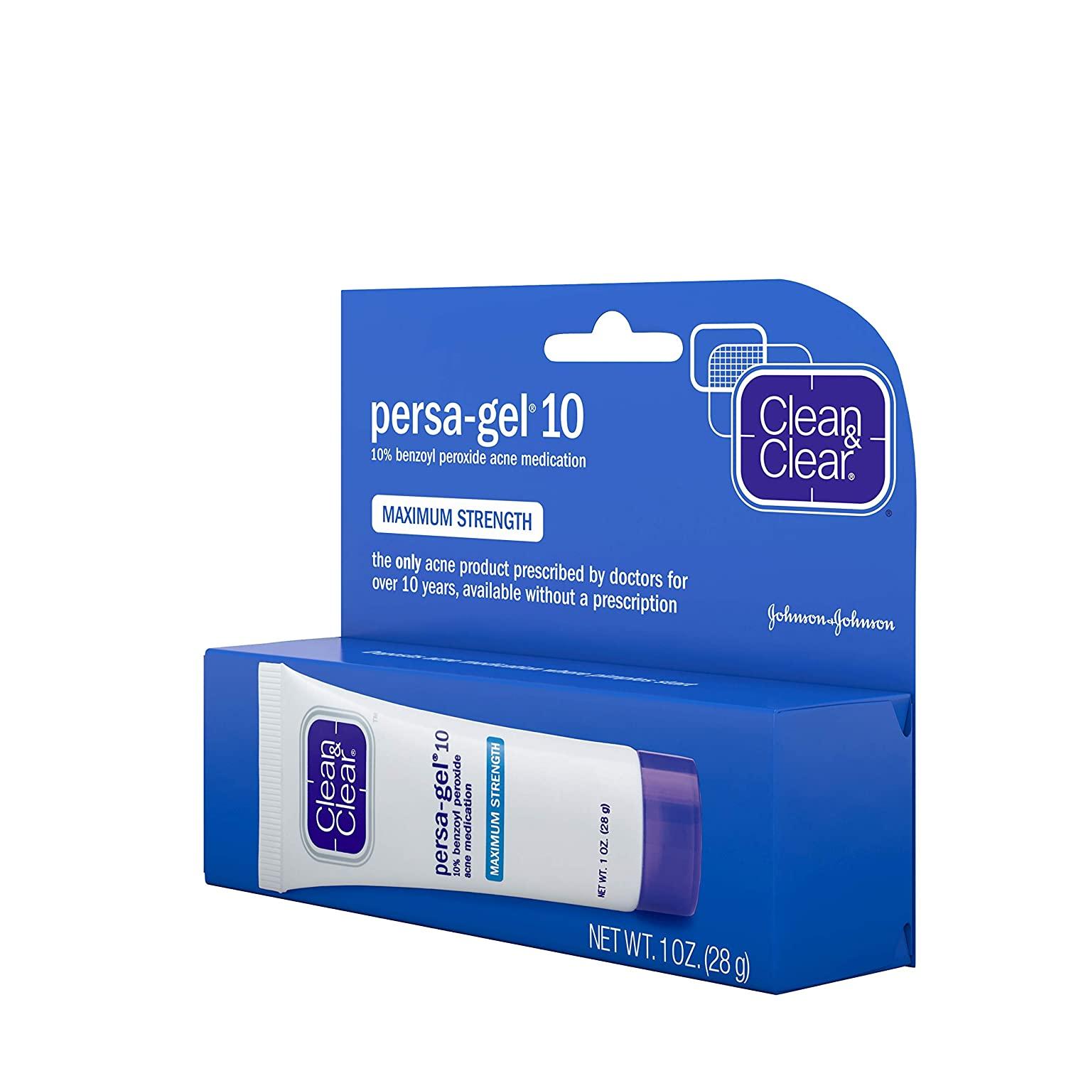 Clean & Clear Persa-Gel 10 Acne Spot Treatment 1oz - Maximum Strength ...