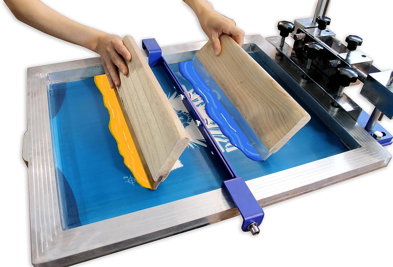 13 Inch Silk Stencil Screen Printing Squeegee - Wood Handle Ink Scraper