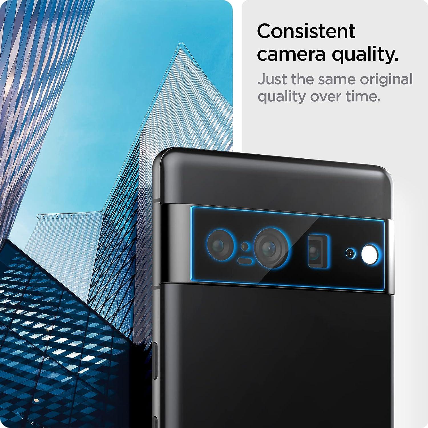 Spigen Pixel 7 Pro Camera Lens Protector - Black 2 Pack | Buy Now with ...