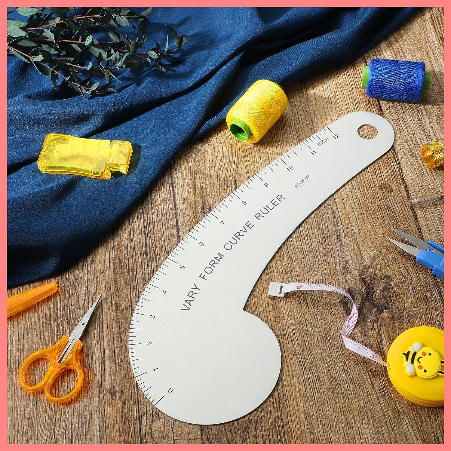 12'' Solid Aluminum French Curve Hip Curve Ruler for Sewing Design ...