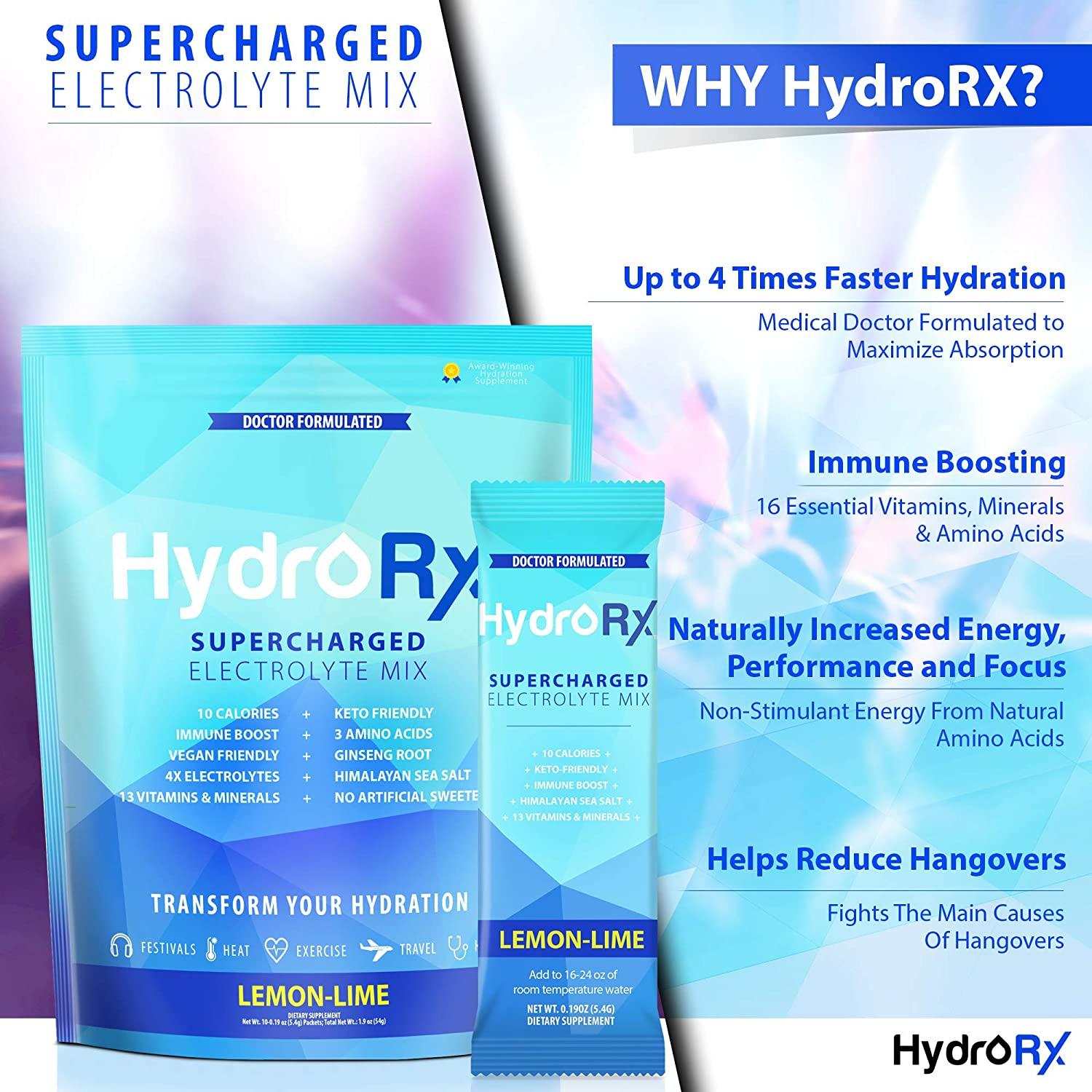 Immune Support Vitamin C & Zinc Hydration Multiplier with Keto ...