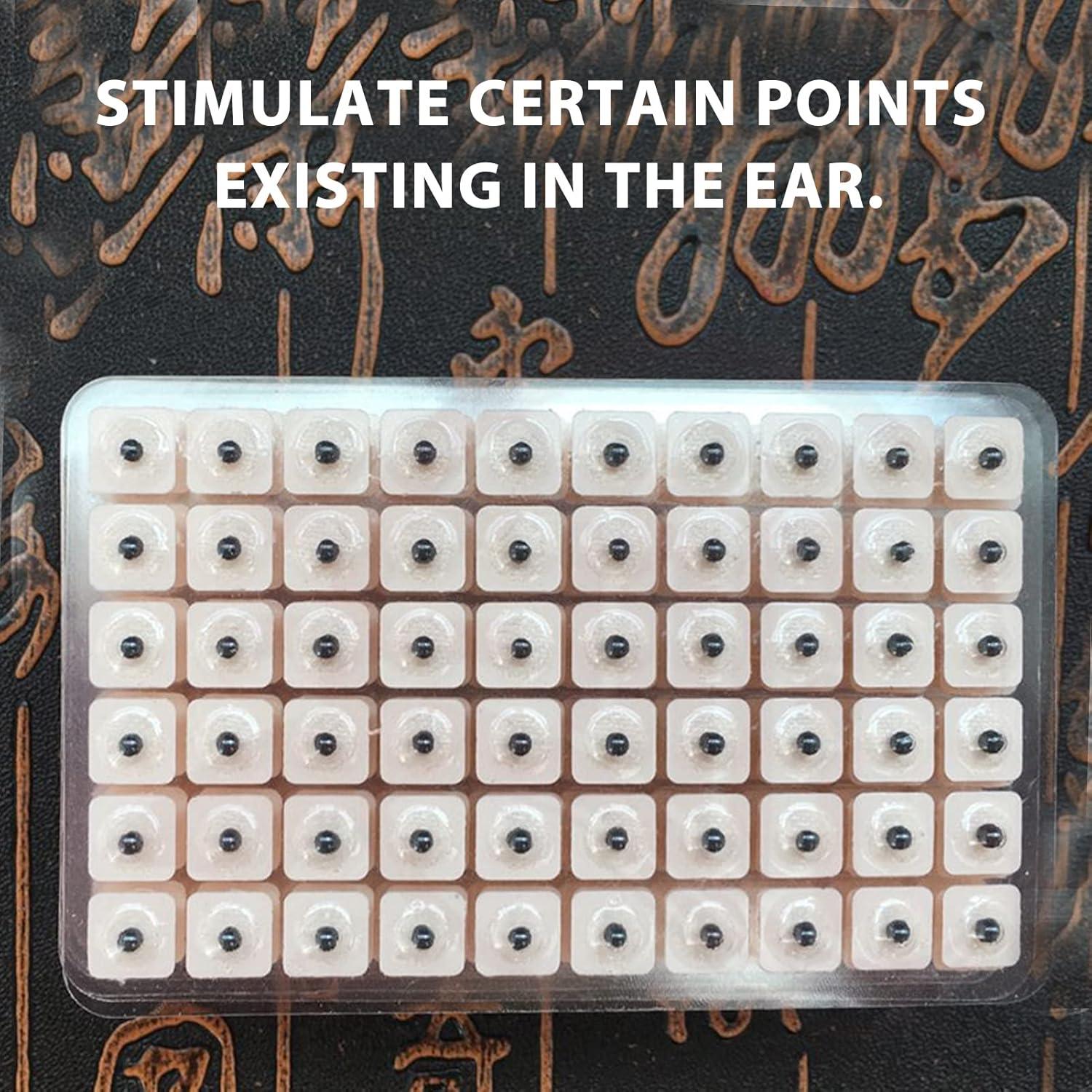 600pcs Ear Seed Stickers for Detox & Acupuncture - Portable Ball Shape ...