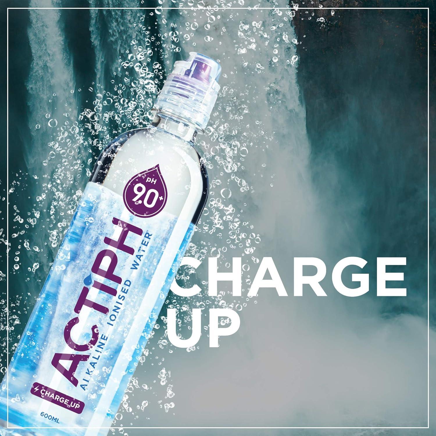 Alkalic Ionized Spring Water pH 9+ | Electrolyte Cleaned | 6 x 600 ml ...