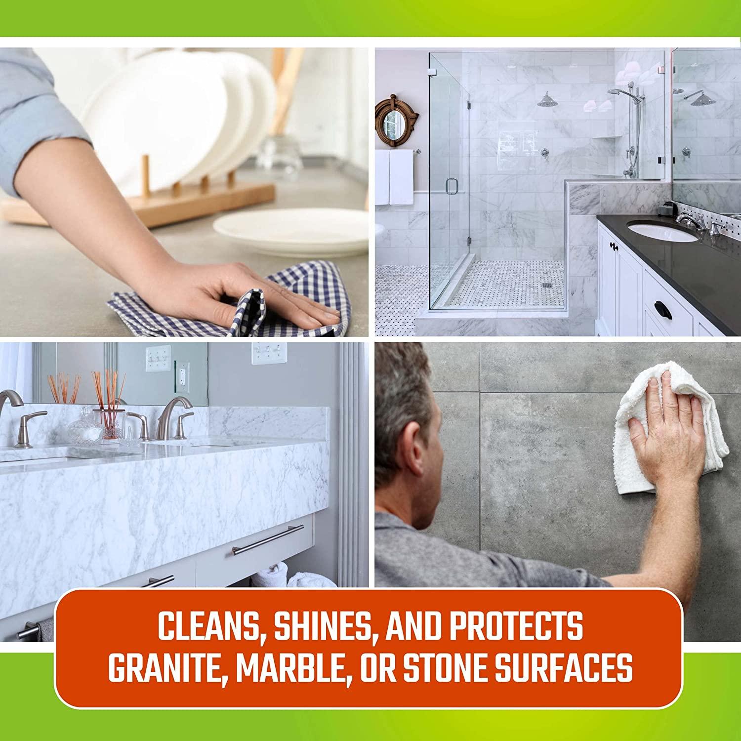 Stone Cleaner 12oz Aerosol Spray Can - Marble, Granite & More - Clear ...