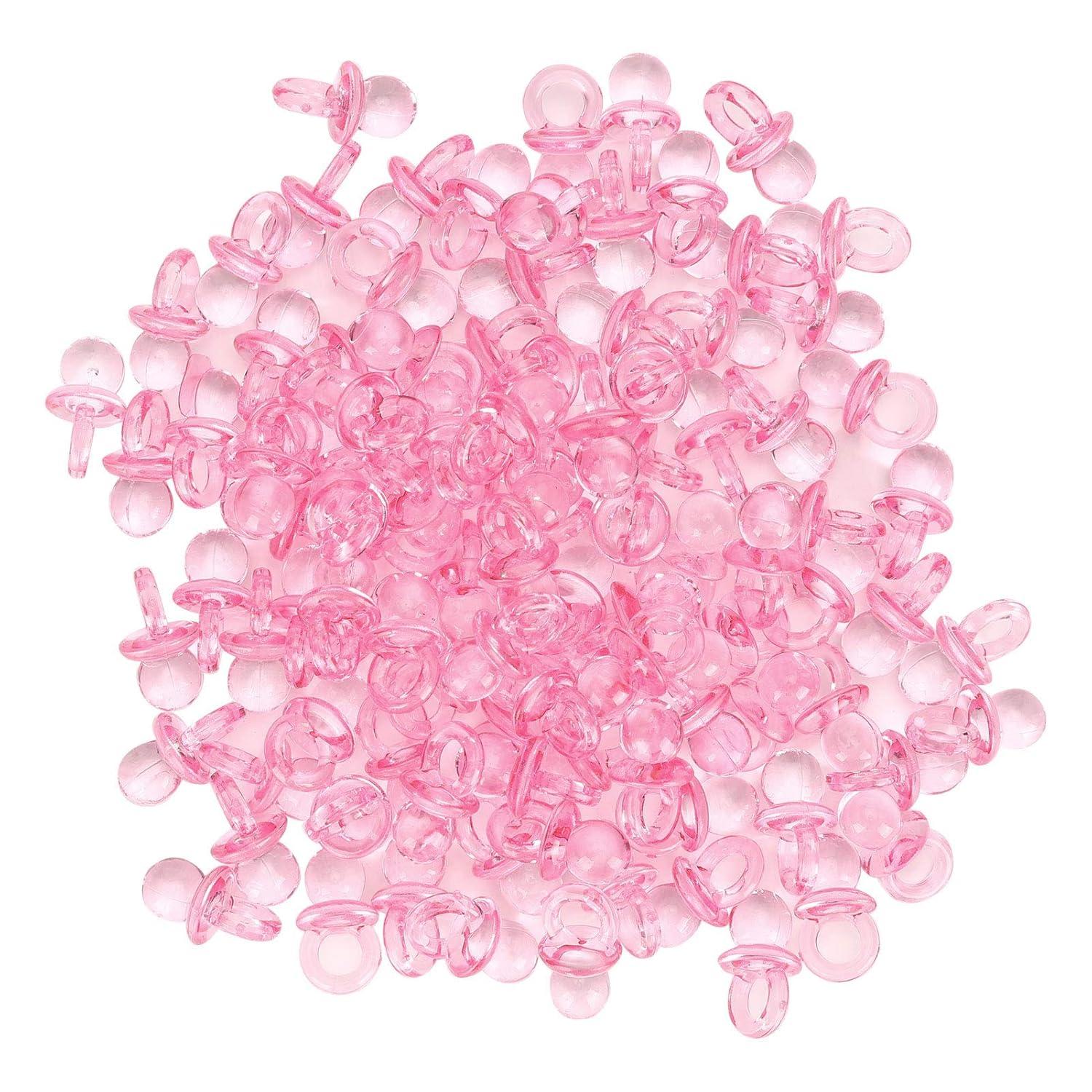 Acrylic Pacifier - Pink Baby Shower Decoration Party Supplies ...