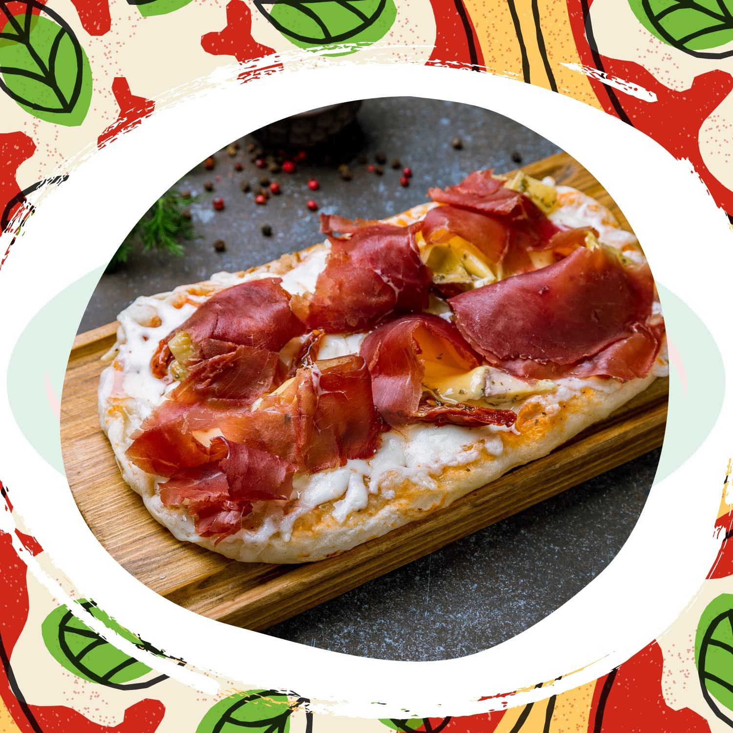 Valle del Crati Pinsa Bases - 6 Pre-Cooked Italian Pinsa Ready in 5 ...