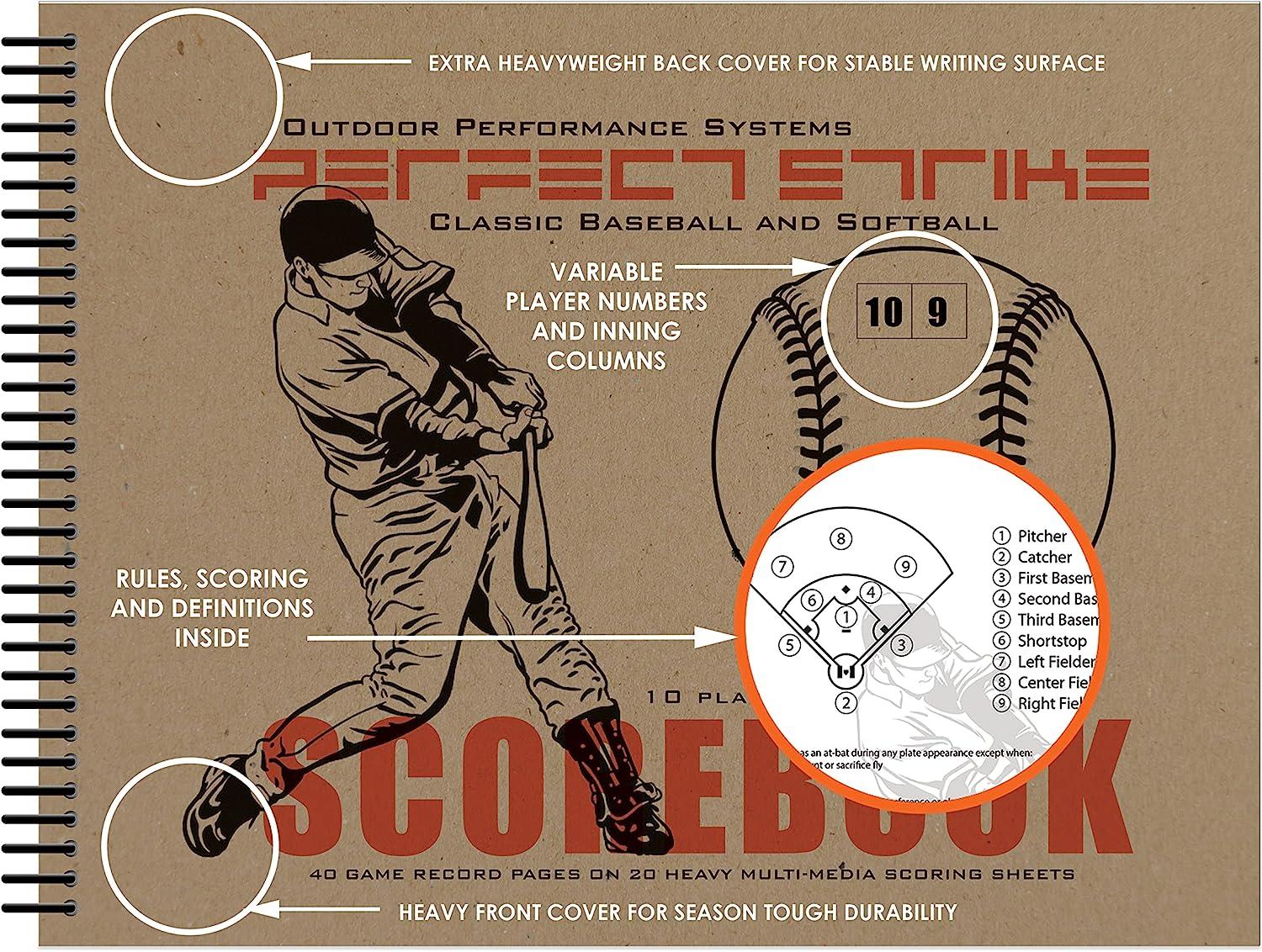 Baseball Score Keeping Book Perfect Strike Archery SCOREBOOK With Rules ...