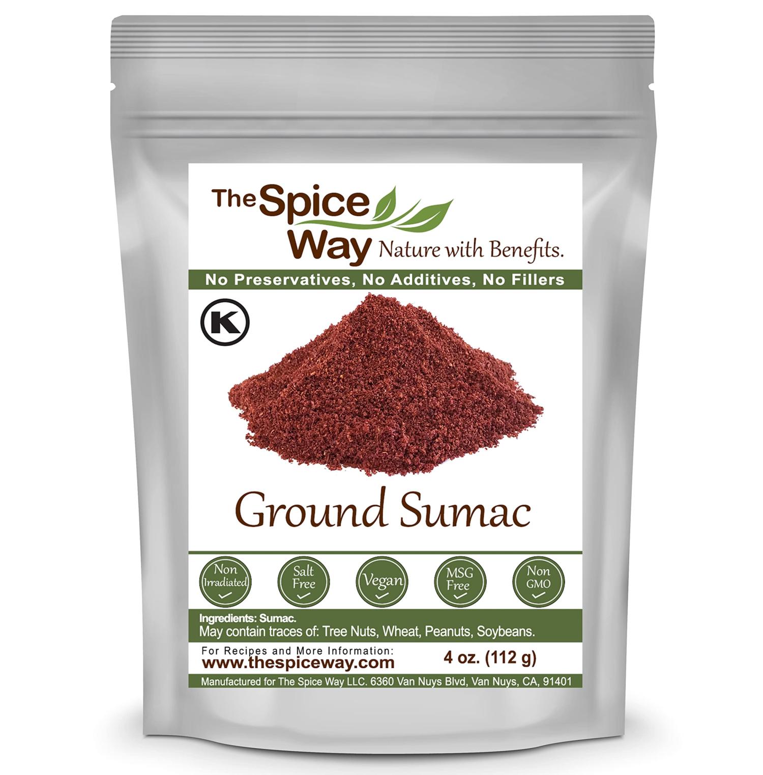 The Spice Way - Pure 100 Ground Sumac Spice No Salt no GMO no ...