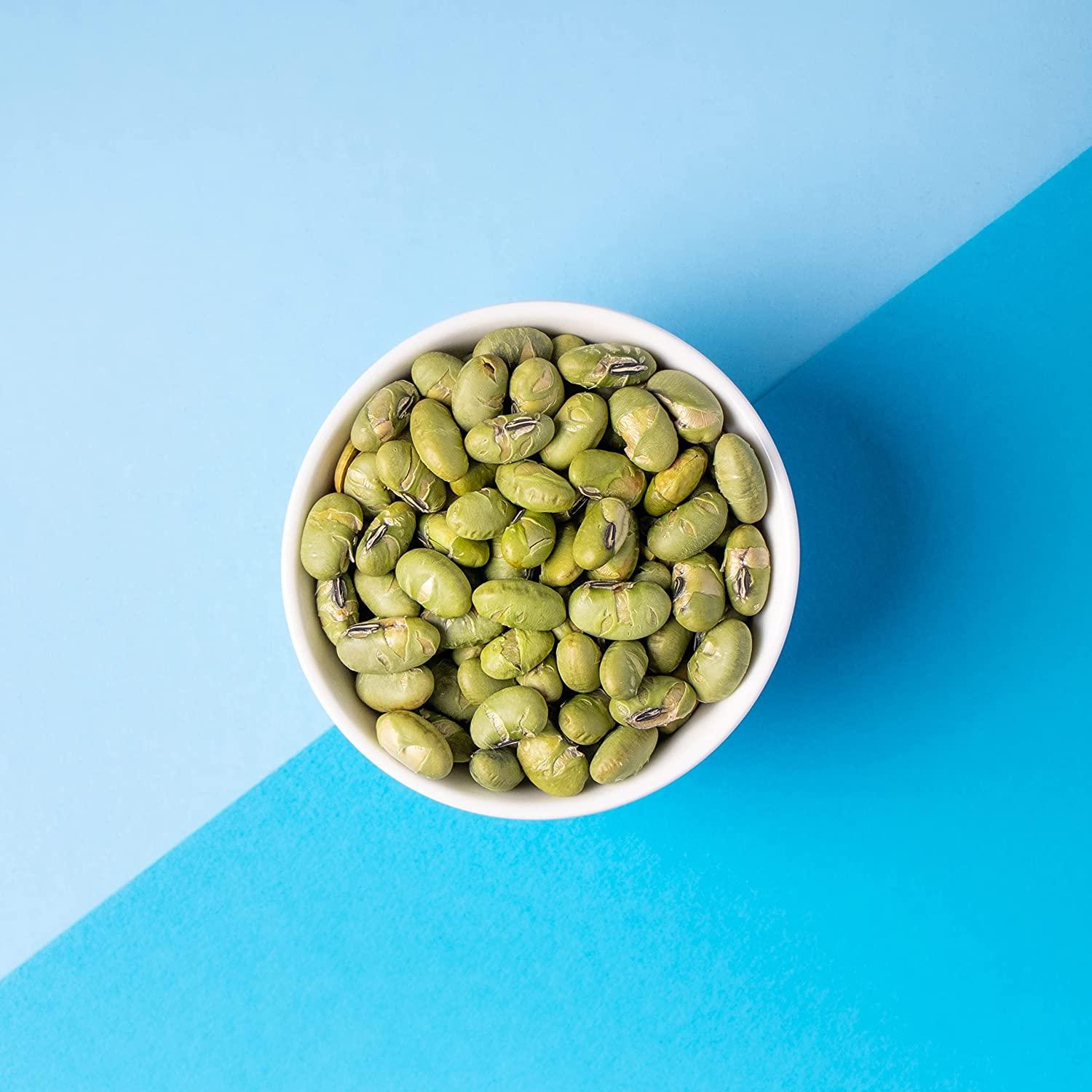 The Only Bean Crunchy Dry Roasted Edamame Snacks (Sea Salt) - High ...