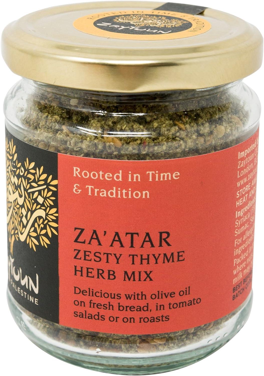 Zaytoun Za'atar Palestinian Herb Blend 80g - Authentic Middle Eastern ...