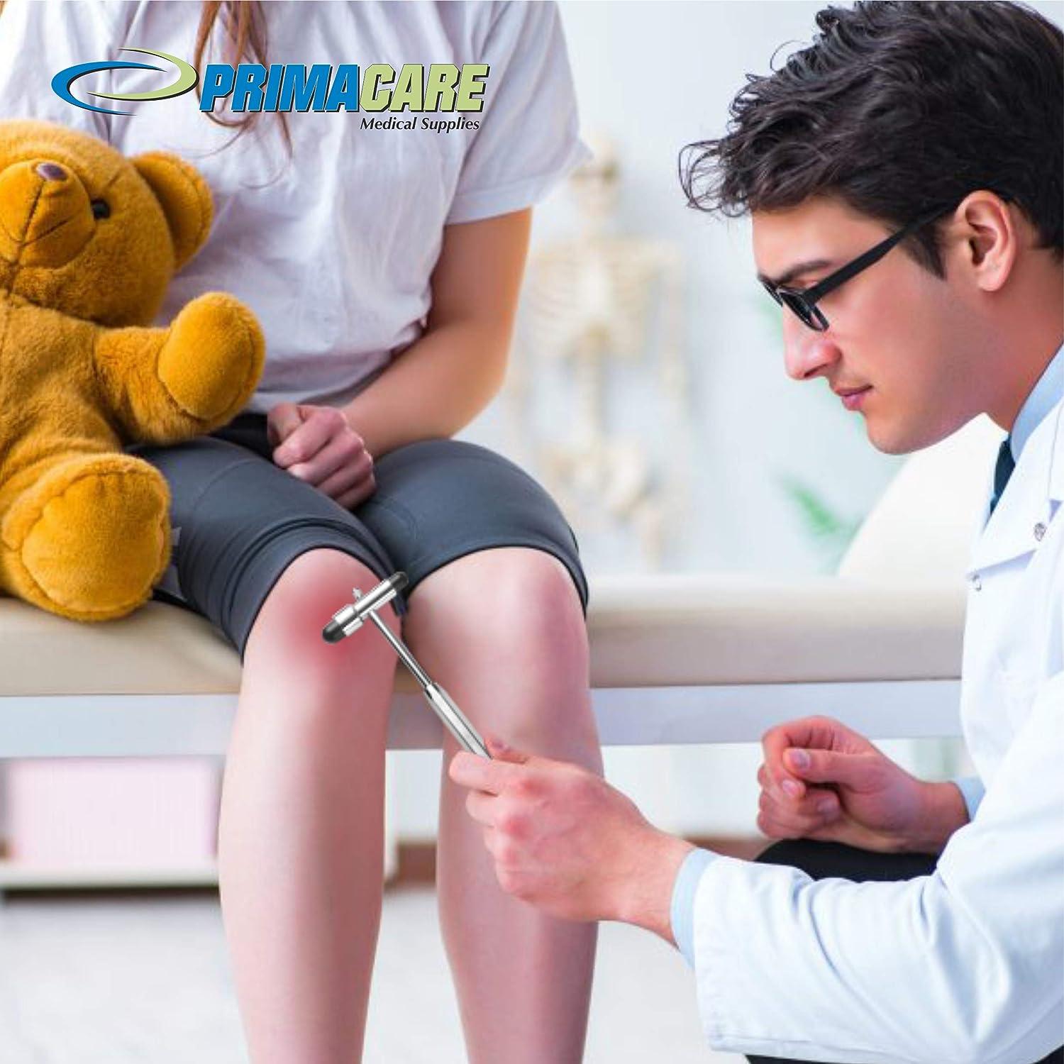 Primacare DH-3693 Buck Neuro Reflex Hammer | Dual-Plastic Head & Brush ...