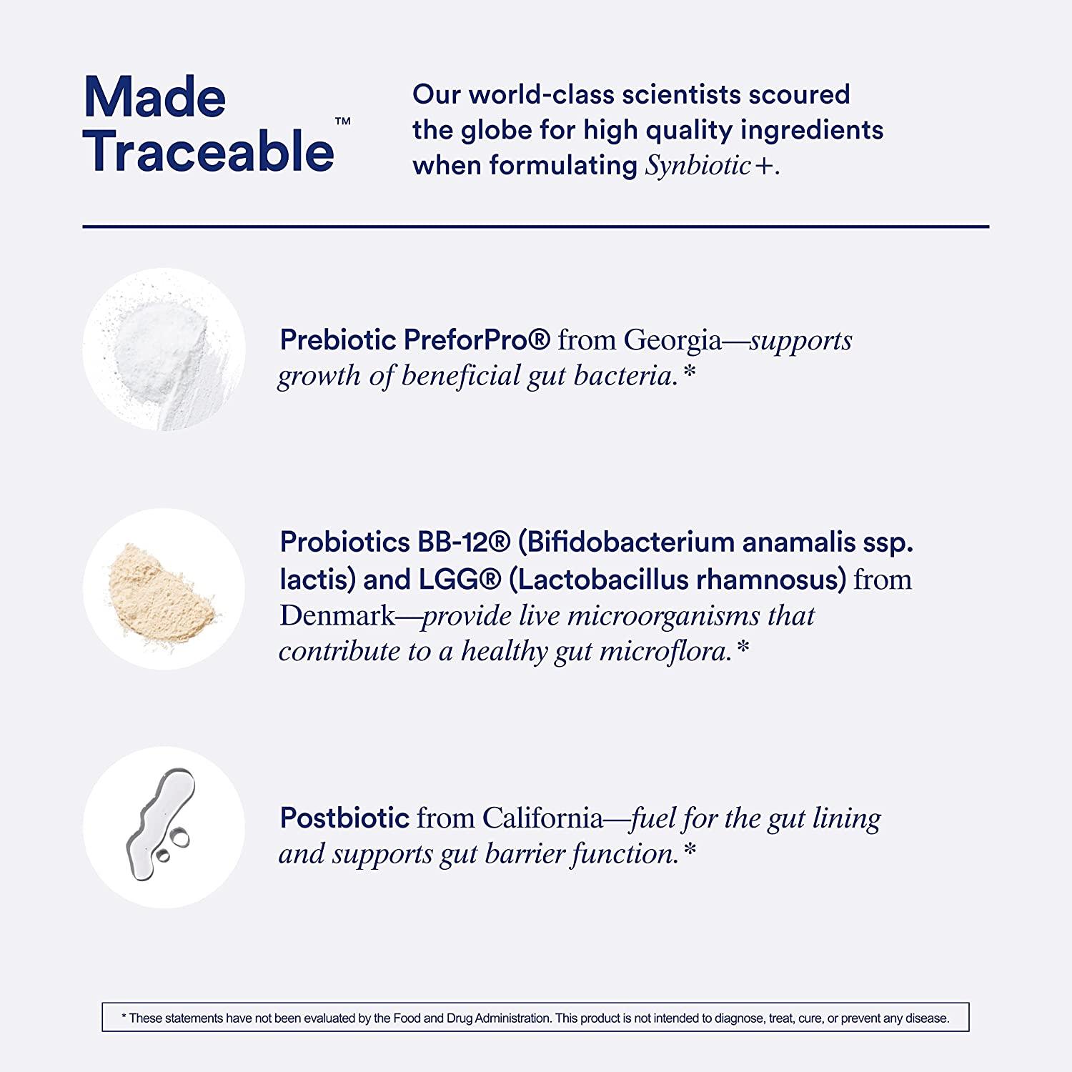 Ritual Synbiotic+ 30 Vegan Capsules - 3-in-1 Formula for Gut Health ...