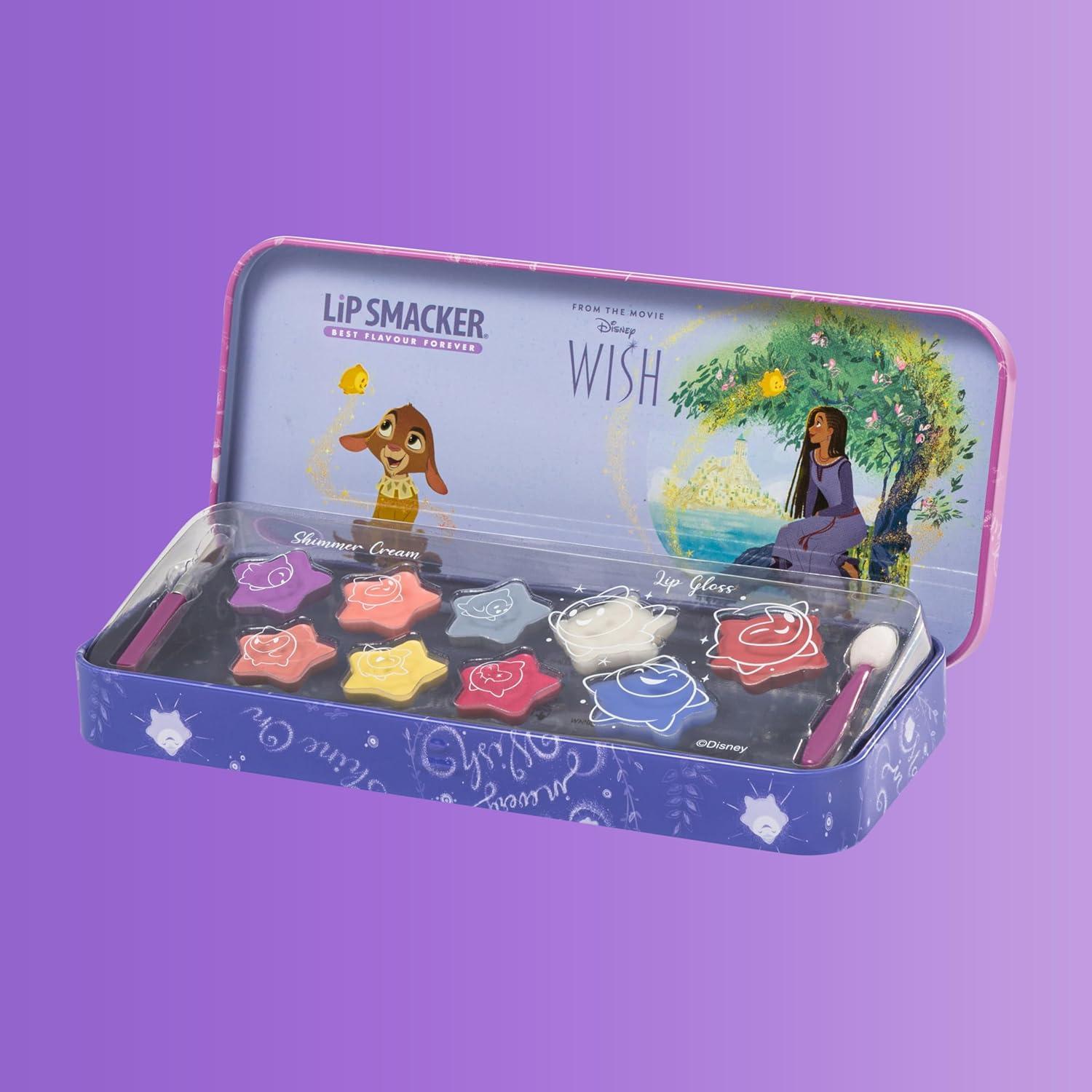 Lip Smacker Wish Lip & Face Tin Disney Wish Inspired Kids Makeup Set ...
