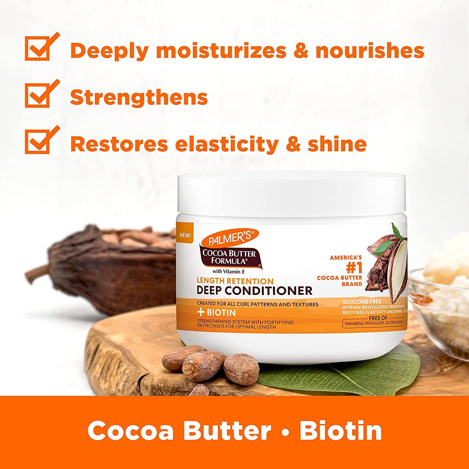 Palmer's Cocoa Butter & Biotin Deep Conditioner - Strengthen, Nourish ...