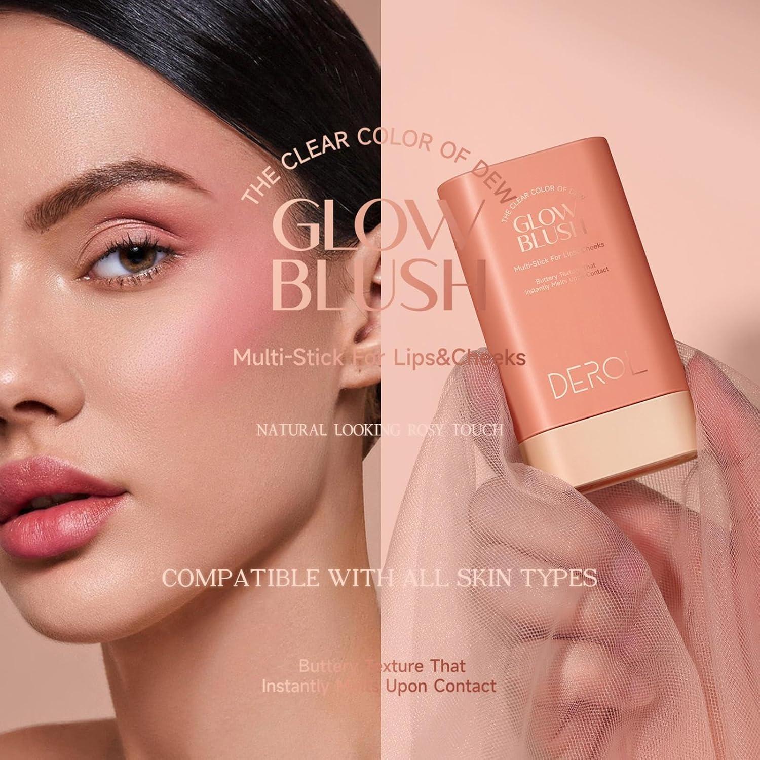 Tinted Moisture Stick Cheek Tint Cream Blushess for Natural Makeup ...