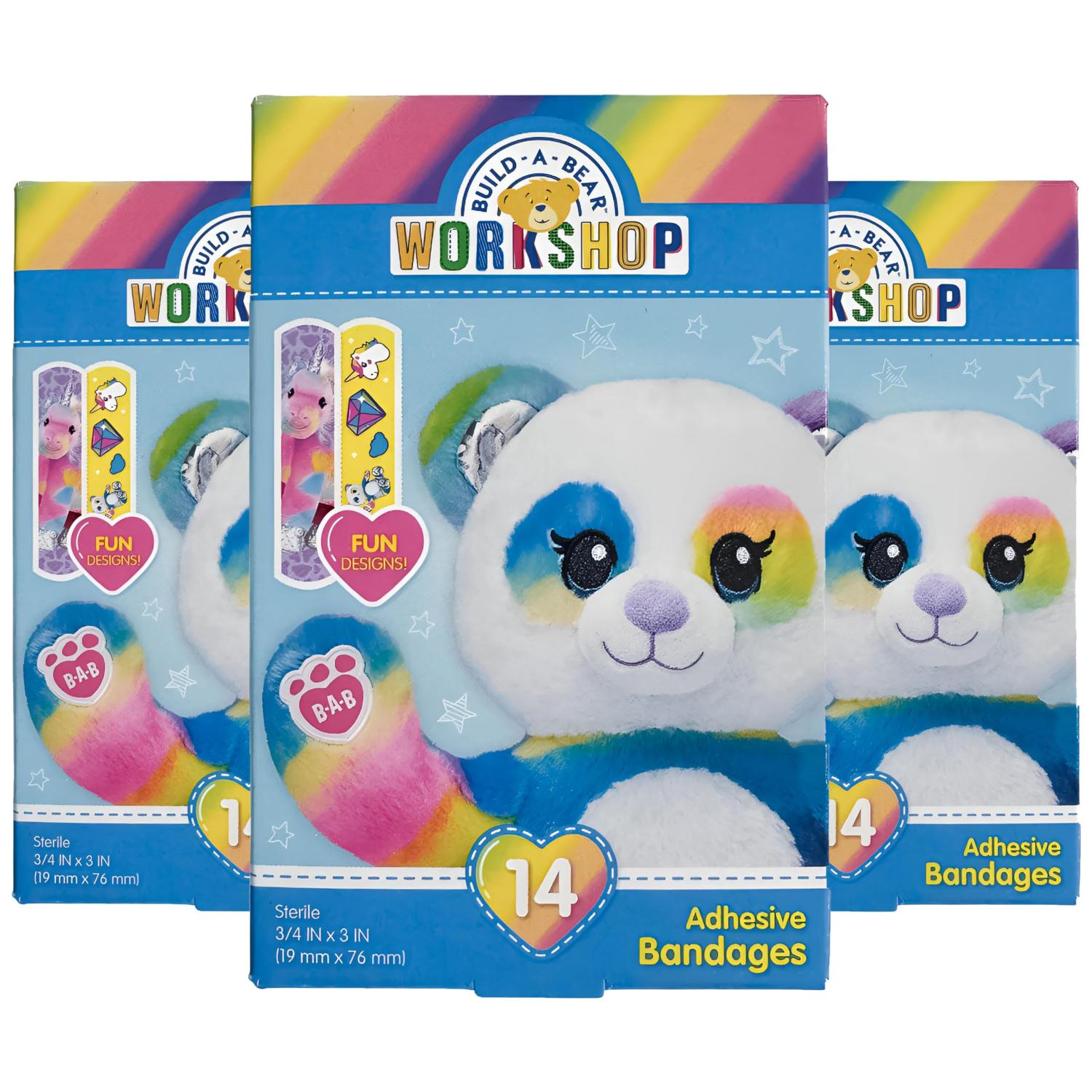 Licensed Character Adhesive Sterile Bandages - The Flash Build-A-Bear ...