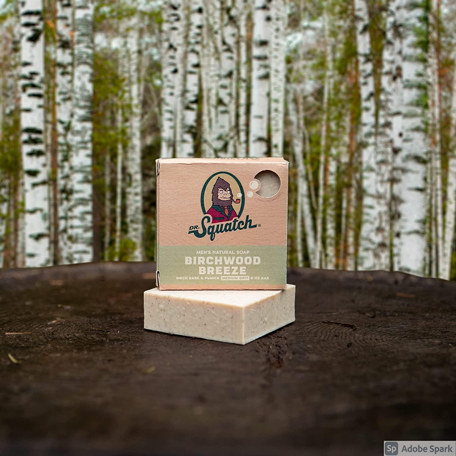 Dr Squatch Mens All Natural Bar Soap Variety Pack 5 Scents Coconut
