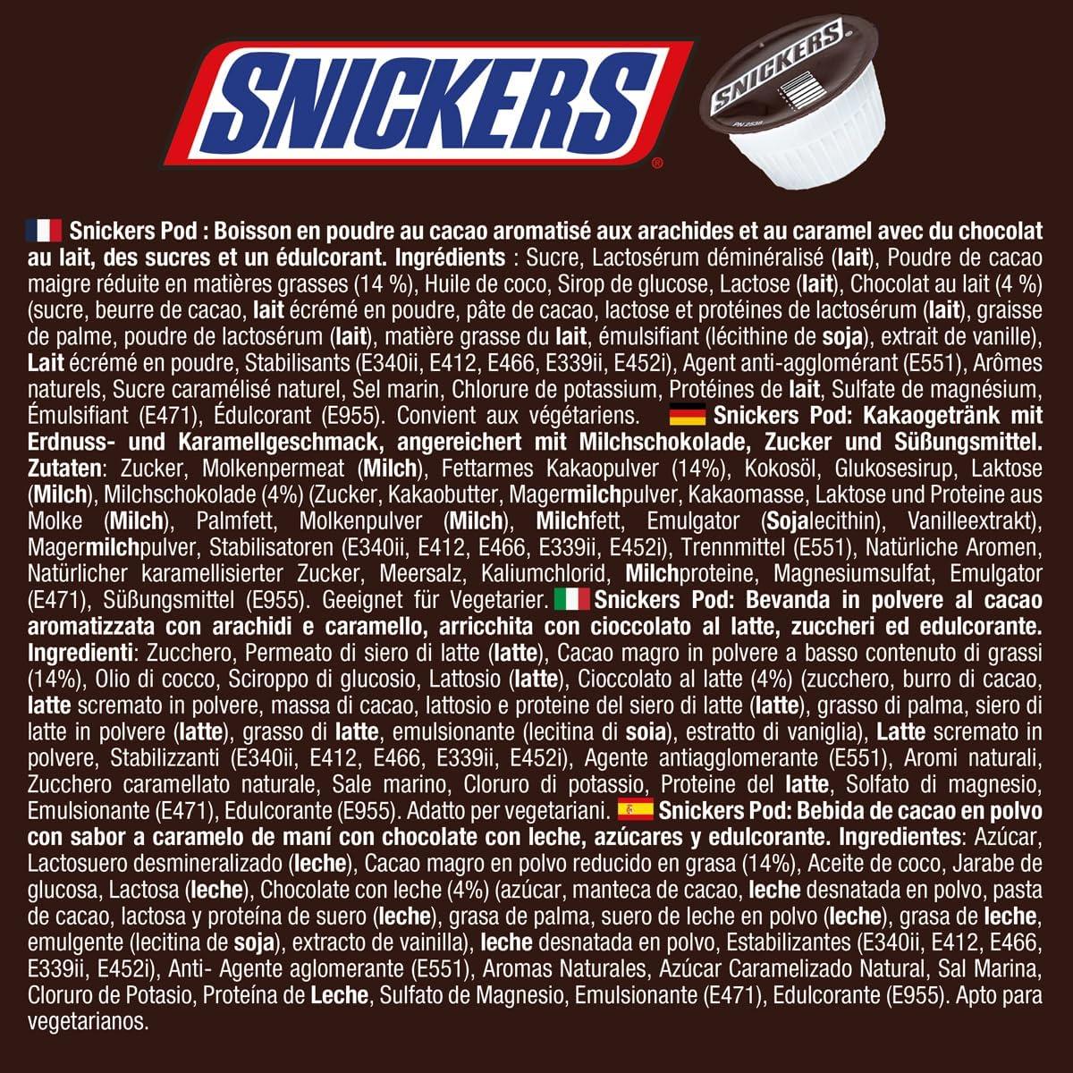 Buy Mars Twix & Snickers Hot Chocolate Capsules for Dolce Gusto - 24 ...