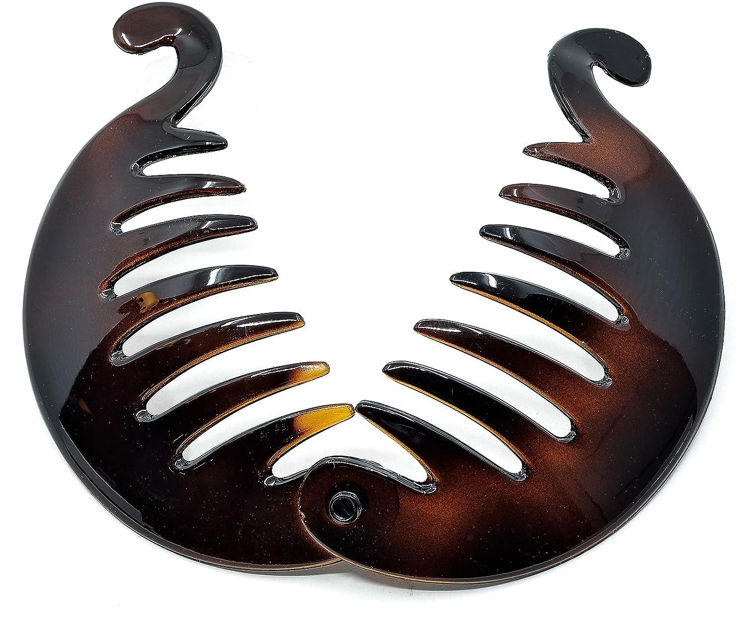 Camila Paris CP2428 3.25 French Banana Clip Hair Comb - Round Ponytail ...