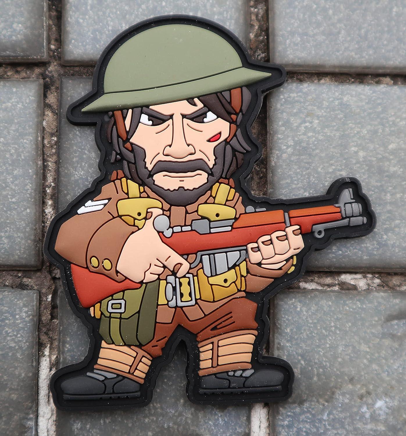 John Hitman 10 WW2 British Soldier PVC Morale Patch - Premium Quality ...