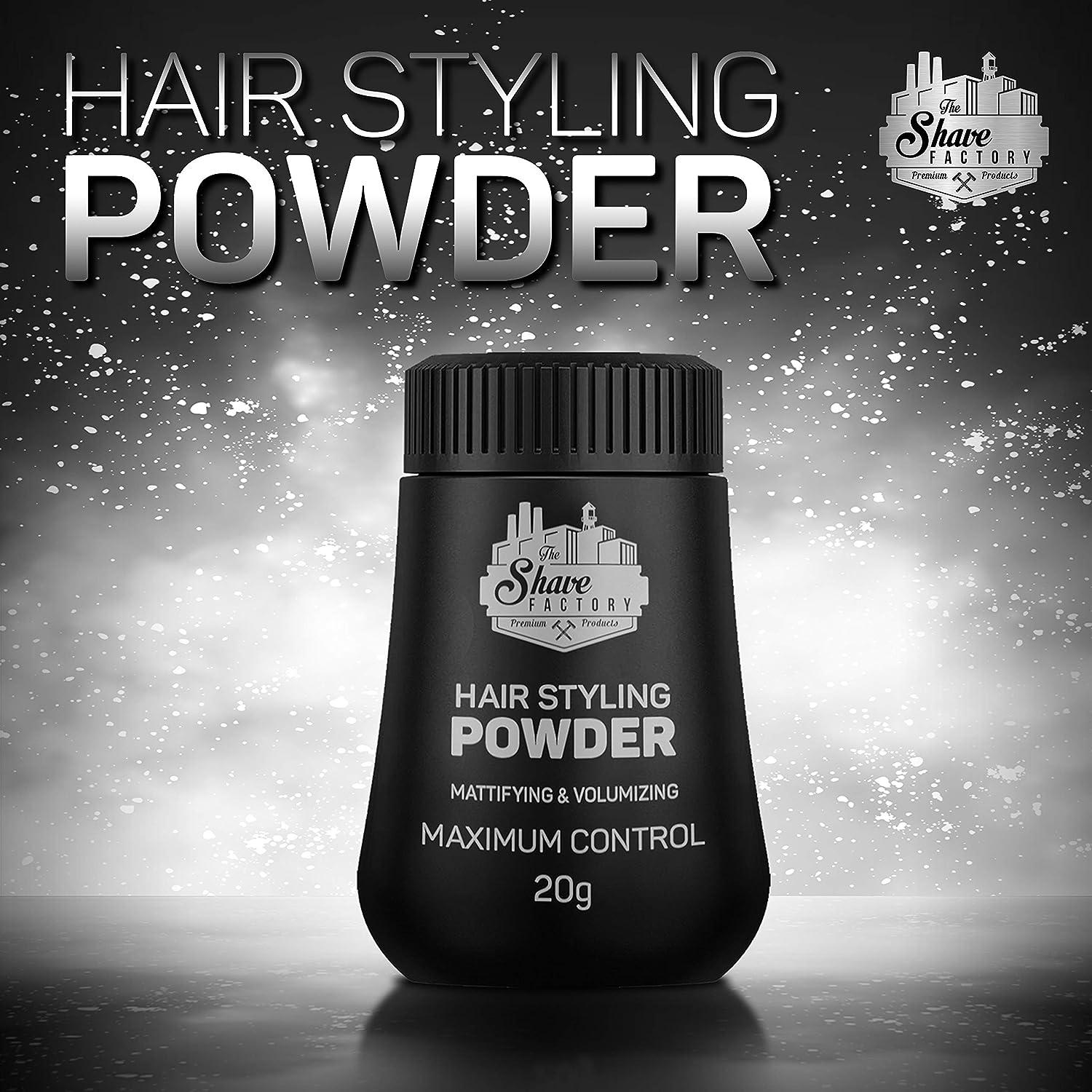 The Shave Factory Hair Styling Powder - Get Perfect Styling Results ...