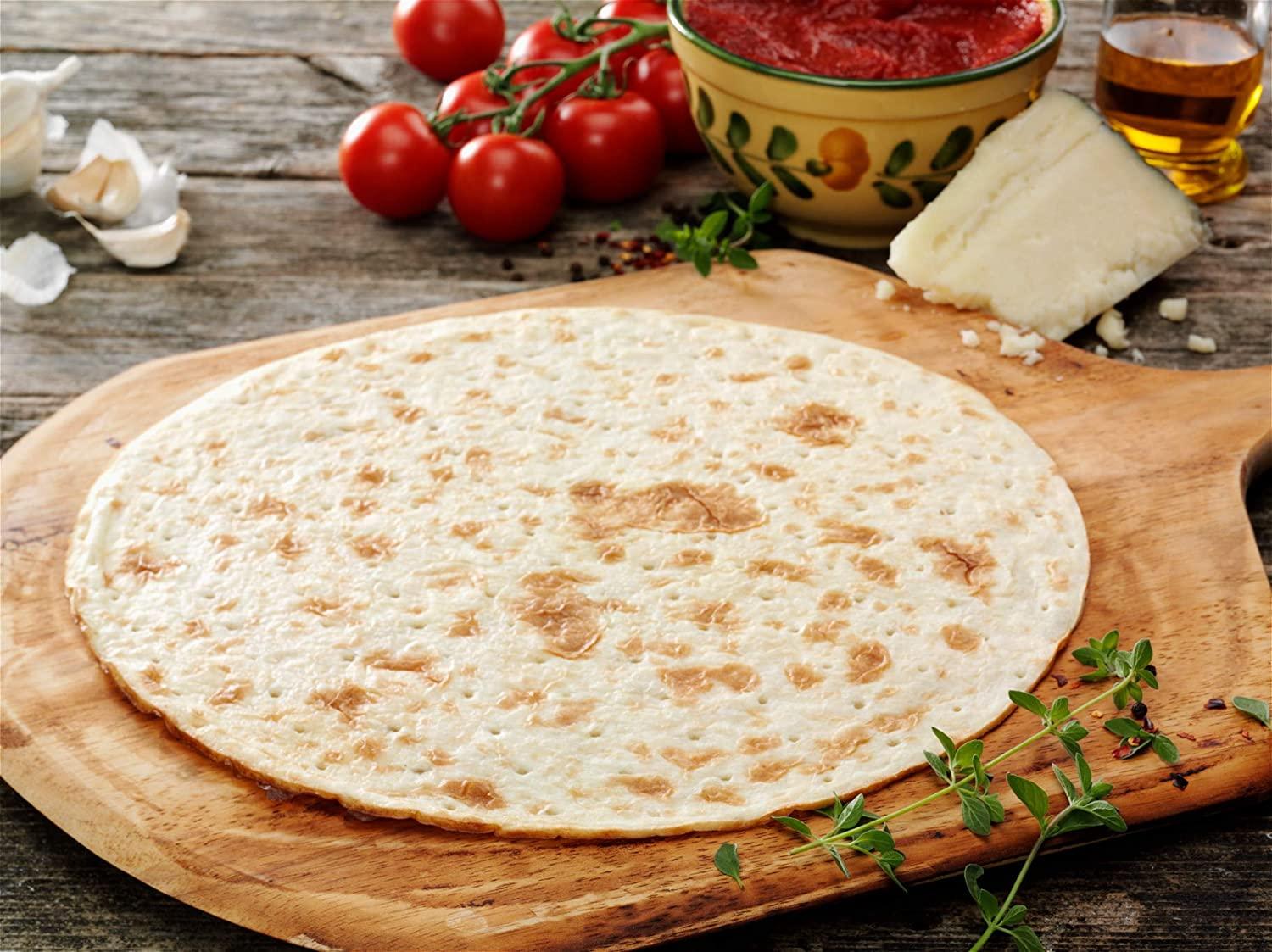 Pastorelli Ultra Thin Low Sodium 12 inch Pizza Crust Pack of 10 ...