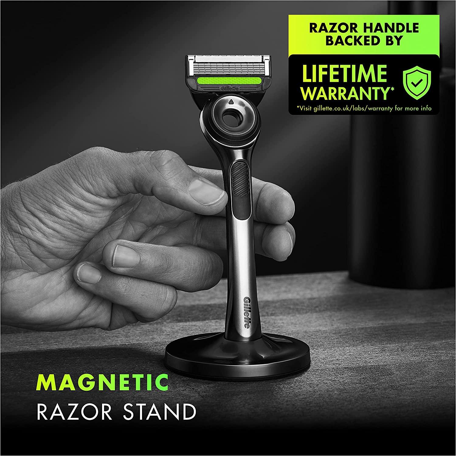 Gillette Labs Men's Razor + Exfoliating Bar, 1 Razor Blade & Magnetic ...