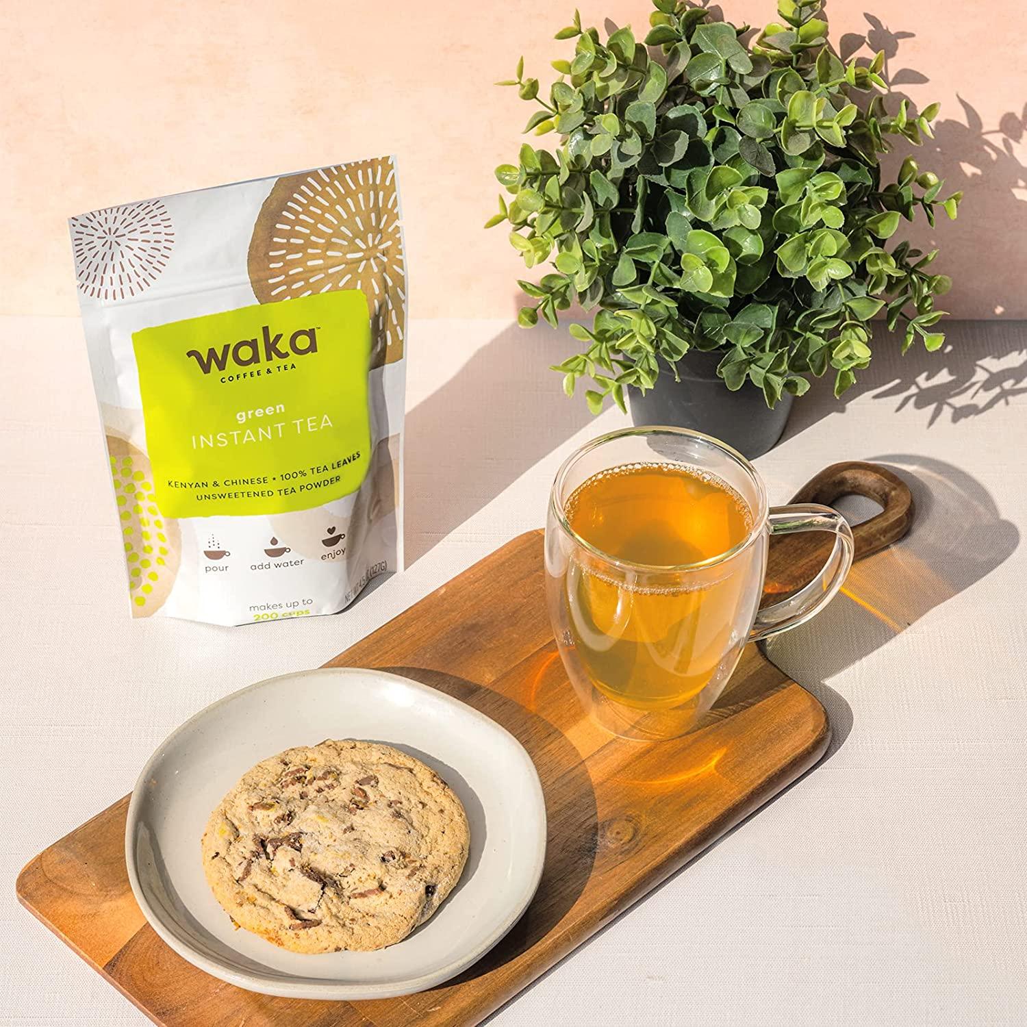 Waka Quality Instant Tea: Unsweetened Green Tea Kenyan Chinese Blend ...