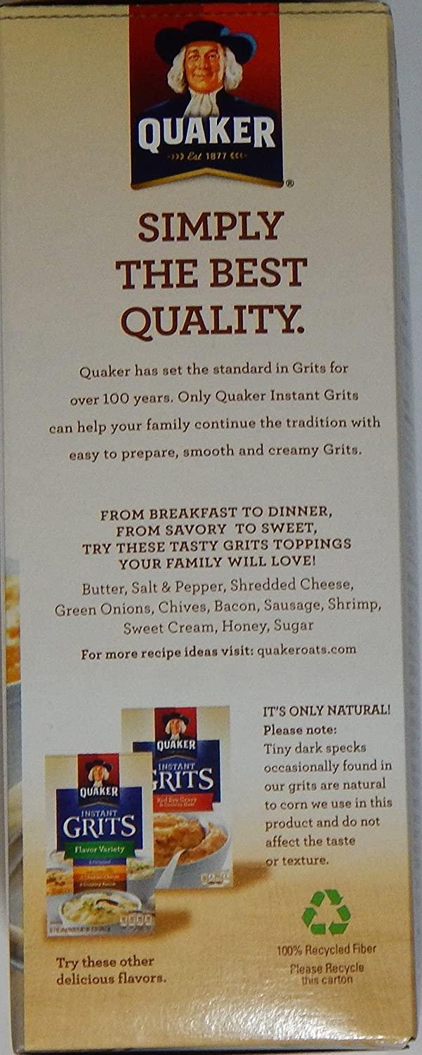 Quaker Cheese Lovers Instant Grits - 12 Packets x 1oz (Pack of 2) | Buy ...