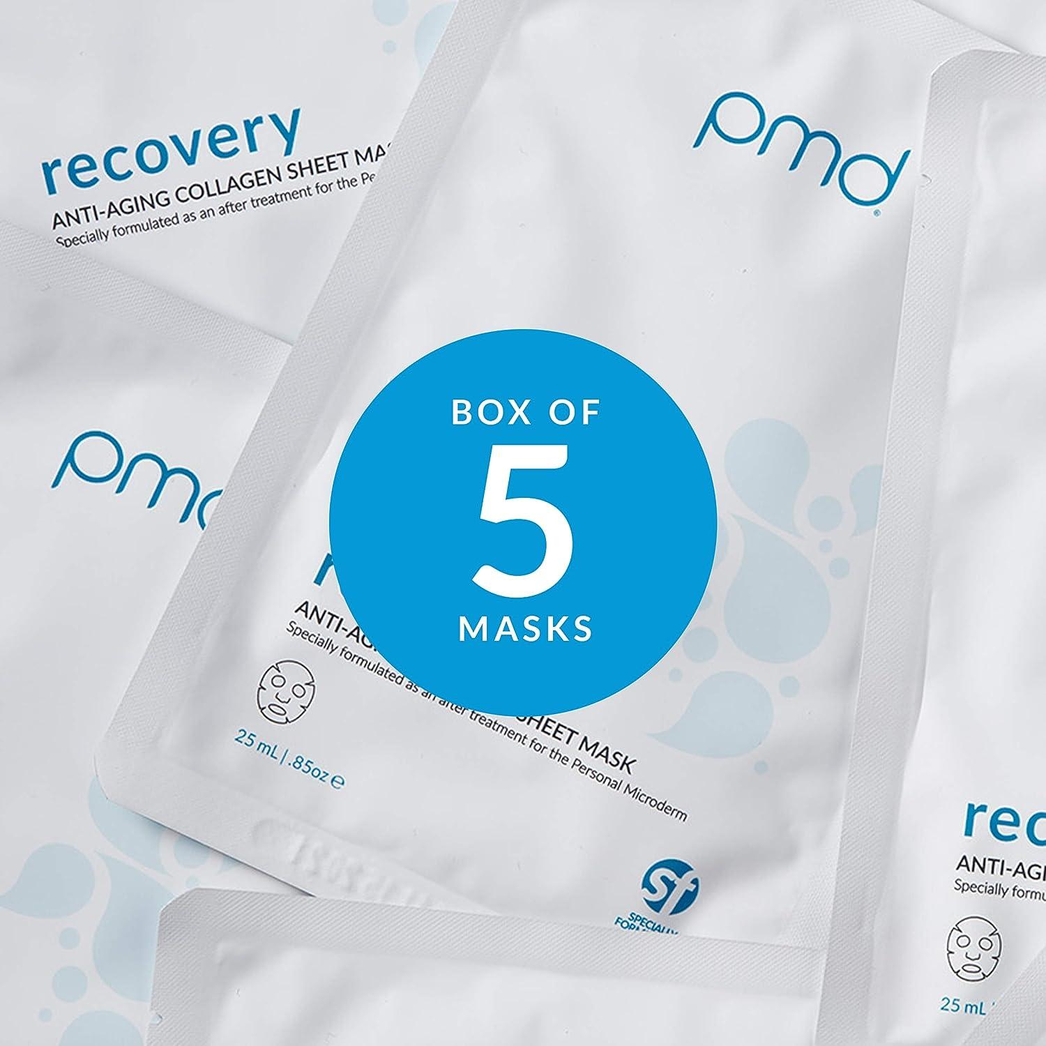 PMD Recovery Anti-Aging Collagen Sheet Mask 5 ct. - Rejuvenate and ...