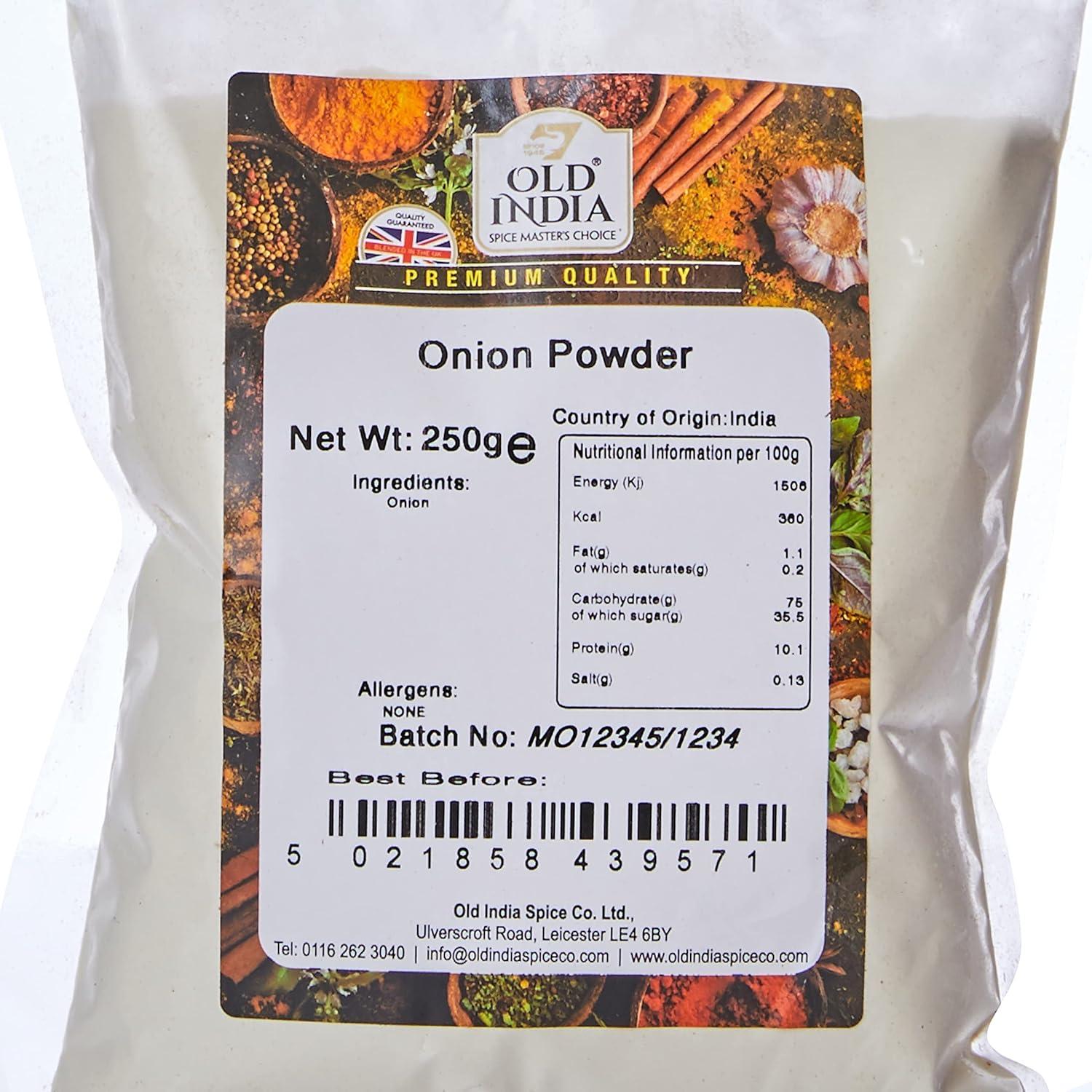 Old India Onion Powder 250g - High-Quality Onion Seasoning | Buy Now ...