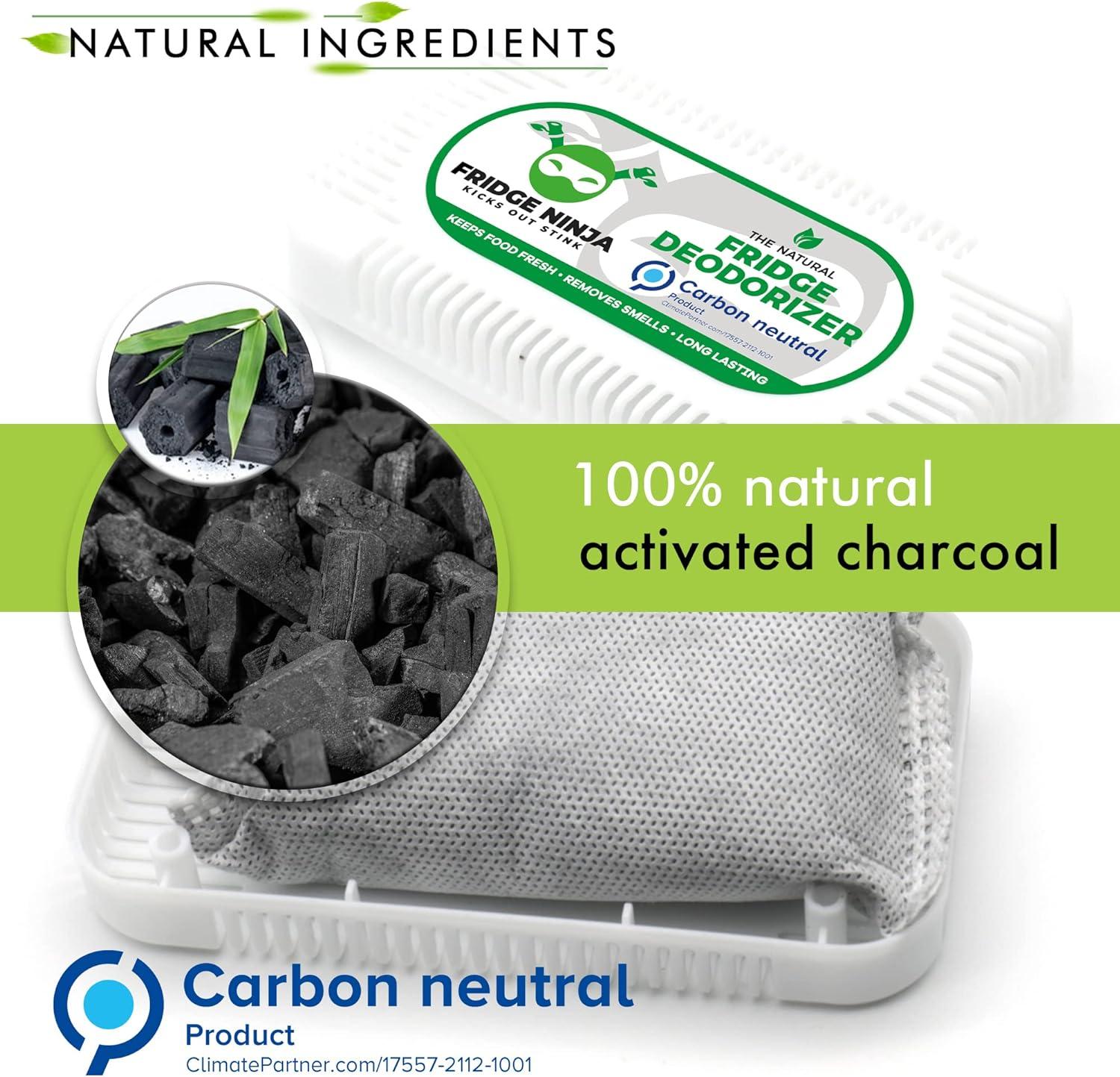 Natural Odor Neutralizer for Refrigerator - Activated Carbon Deodorant ...