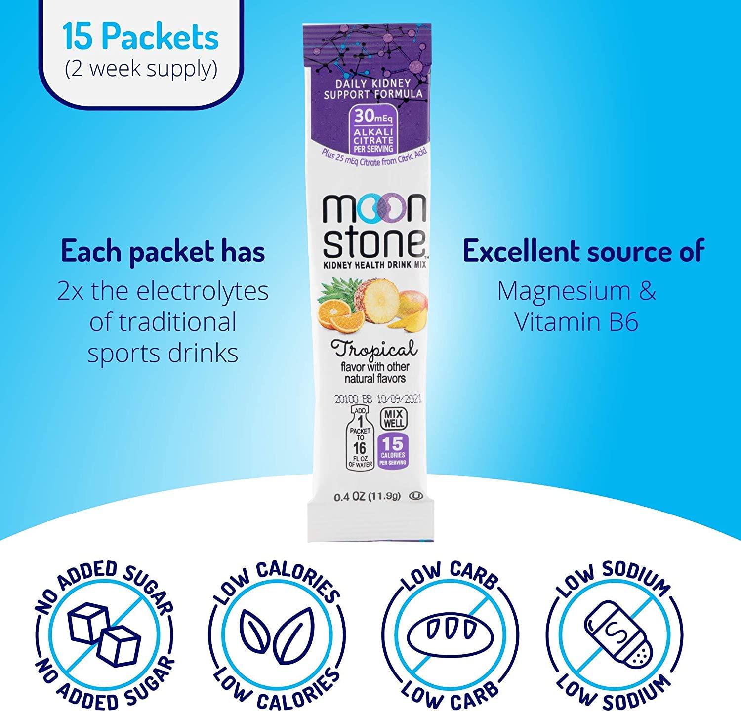 Moonstone Nutrition Kidney Cleanse & Support Drink Mix | Keto ...