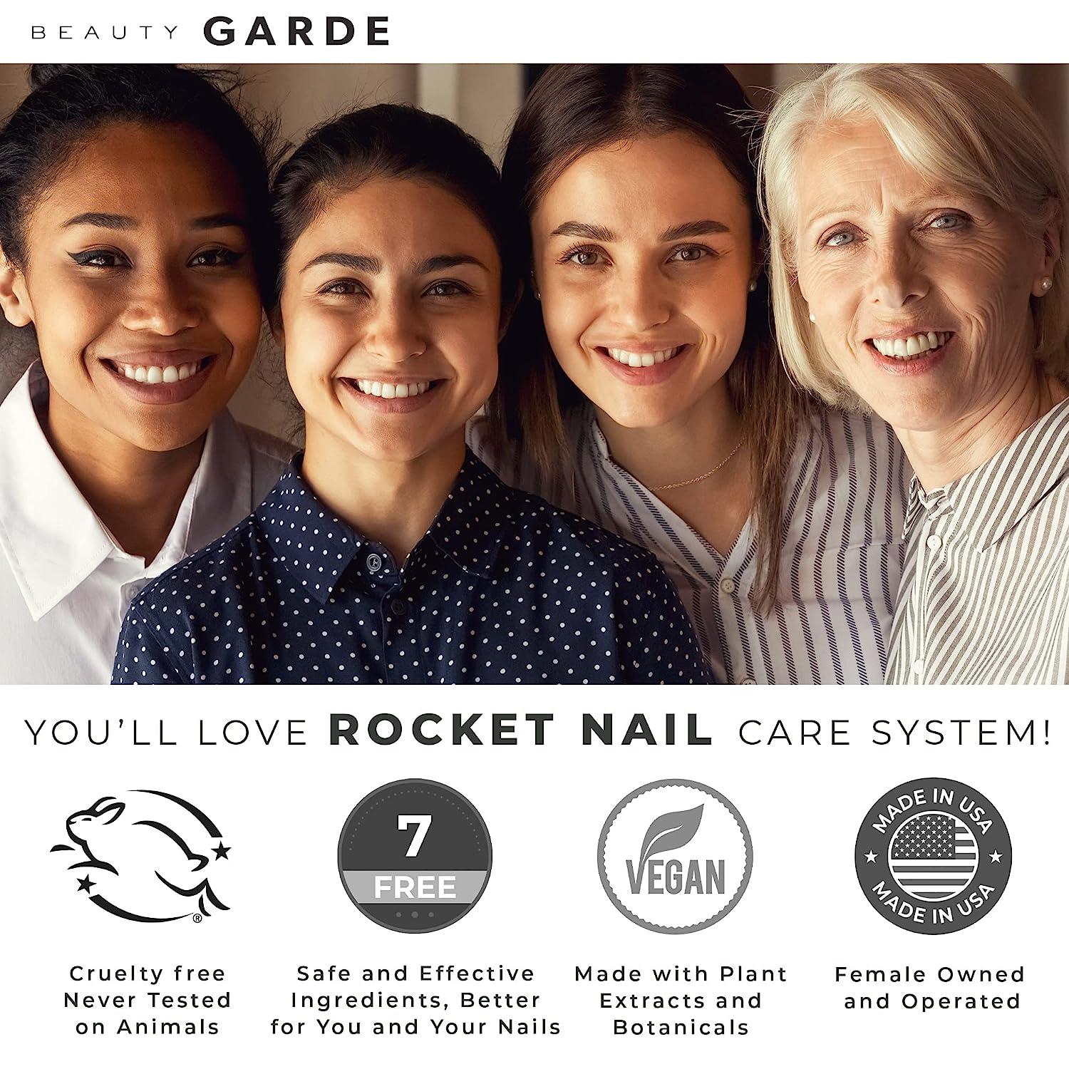 BeautyGARDE Rocket Nail Fuel Duo - Repair, Strengthen, & Grow Nails ...