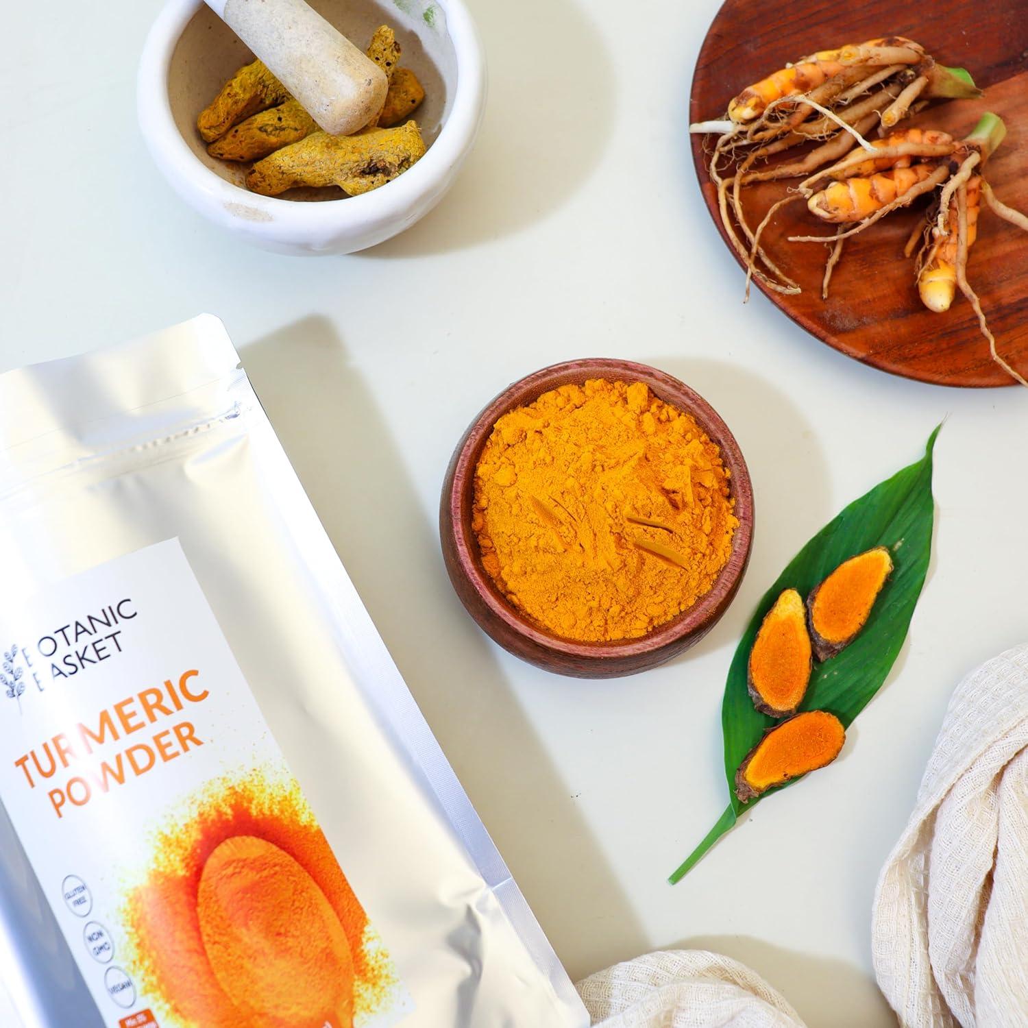 Organic Turmeric Powder 1 kg - 5% Curcumin, Pure Natural Haldi Powder ...