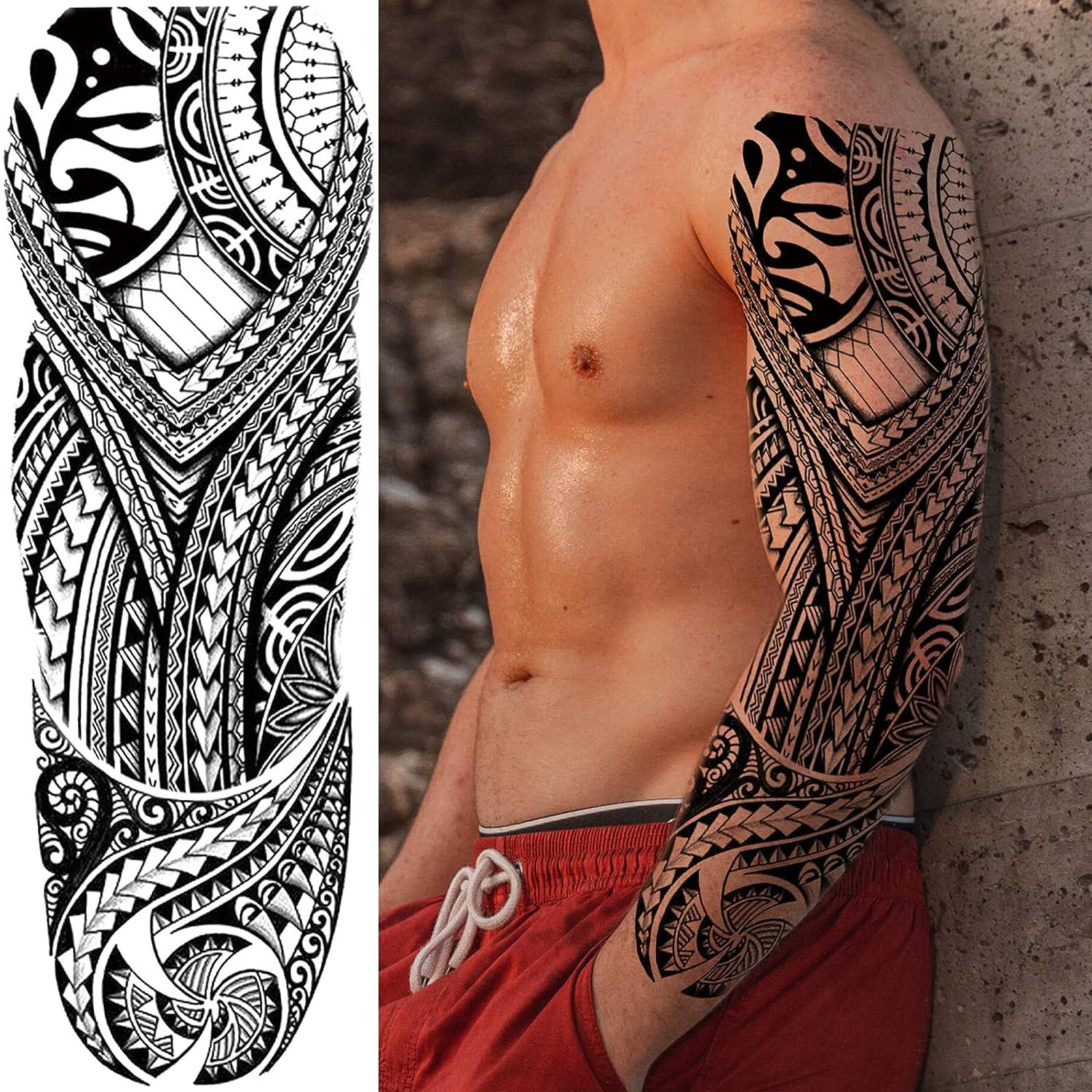 Tribal Sleeve Tattoos For Mens Arms