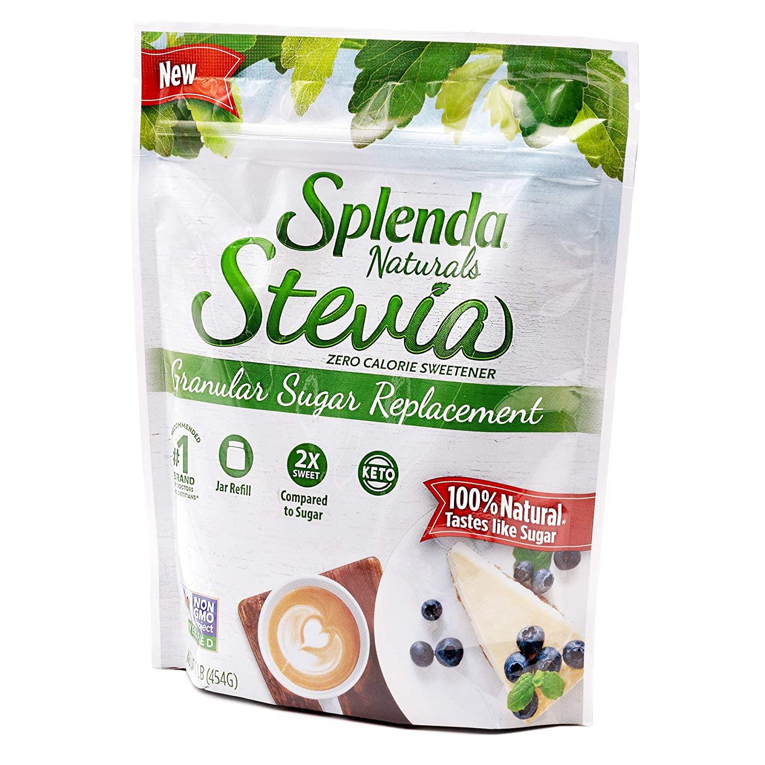 SPLENDA Naturals Stevia Zero Calorie Sweetener Refill - 16 oz Jar | Buy ...