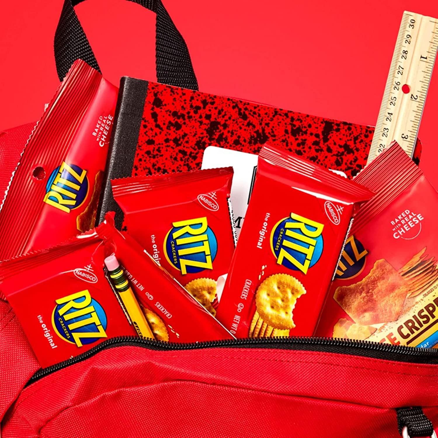 RITZ Original Crackers 20 Snack Packs - Delicious Snacking On-the-Go ...