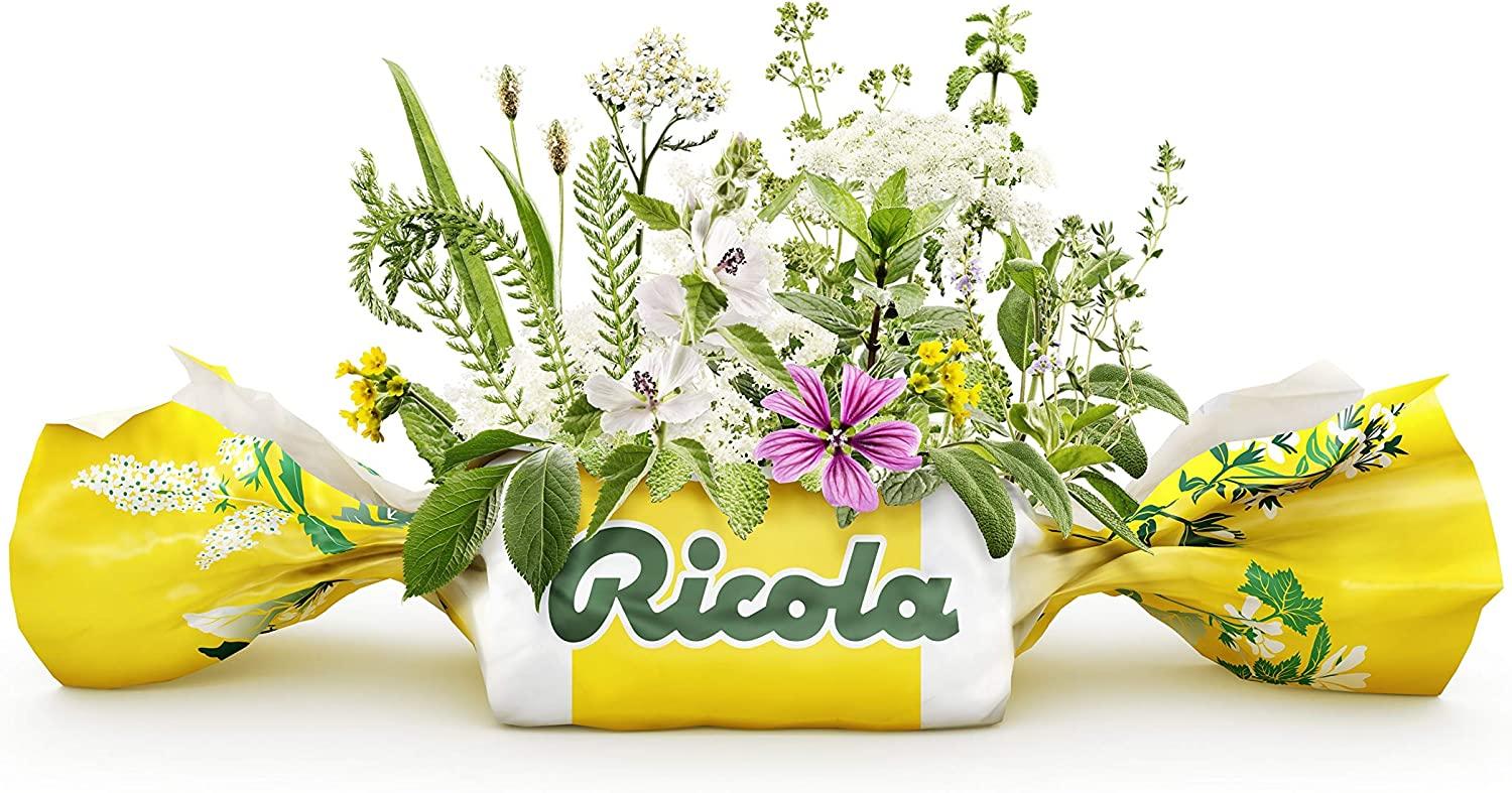 Ricola Sugar Free Green Tea & Echinacea Drops - 19 Count for Immune Support