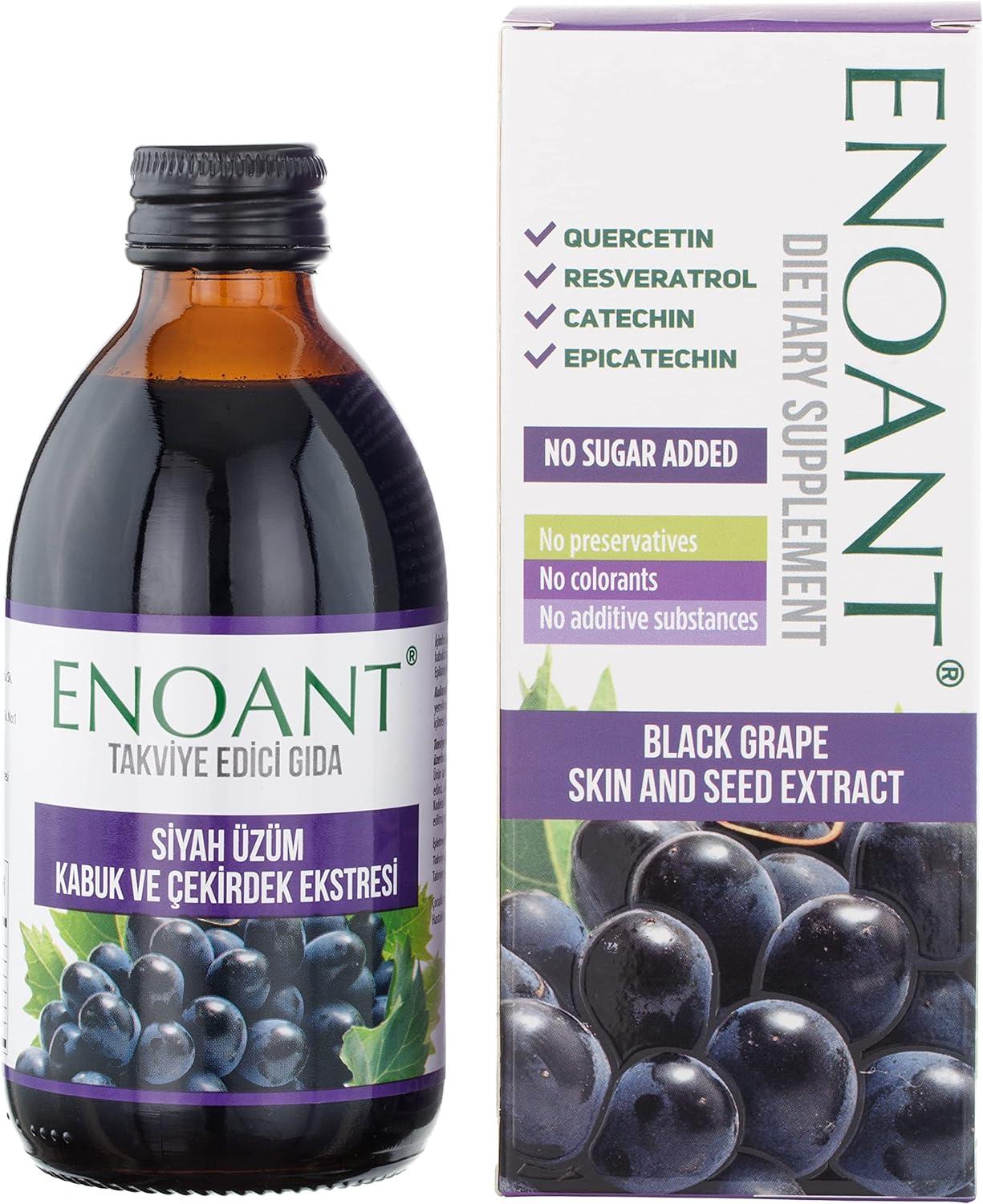 DEMMEX Enoant 2023 Black Grape Skin and Seed Liquid Extract Syrup Grape ...