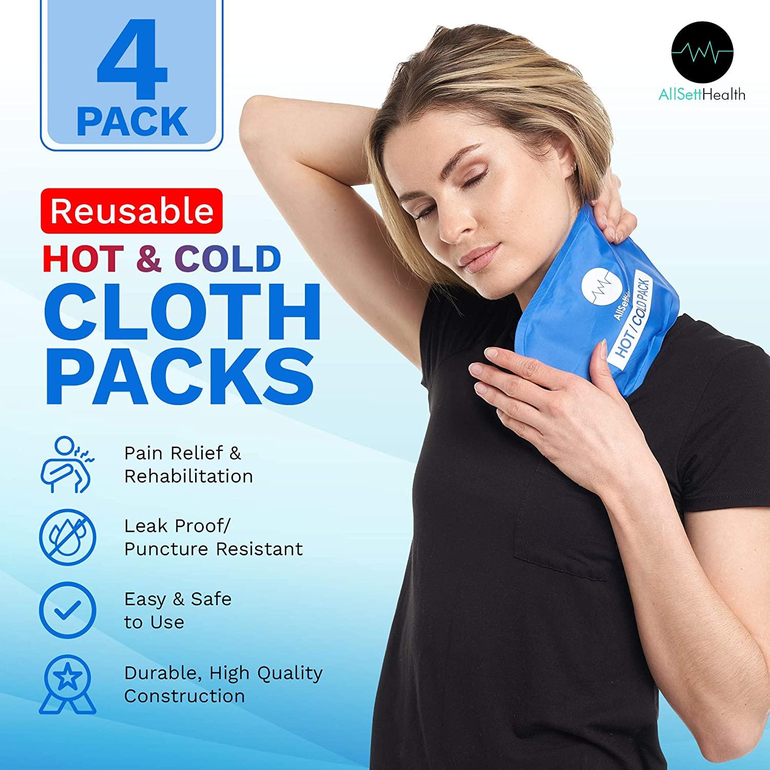 Reusable Hot and Cold Gel Ice Packs for Injuries | Cold Compress, Ice ...