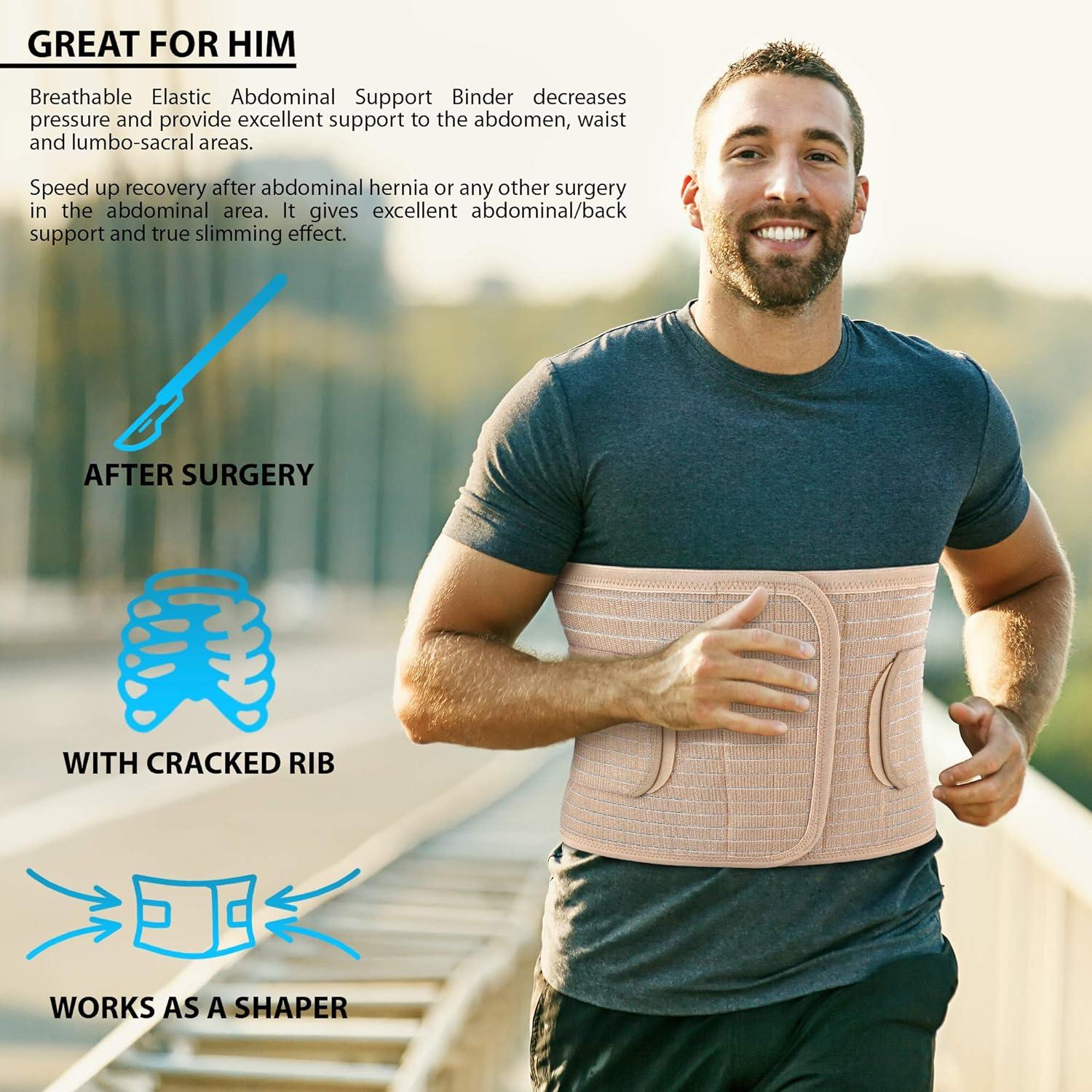 ORTONYX Ergonomic 9.5 Abdominal Binder - Postpartum & Postoperative ...