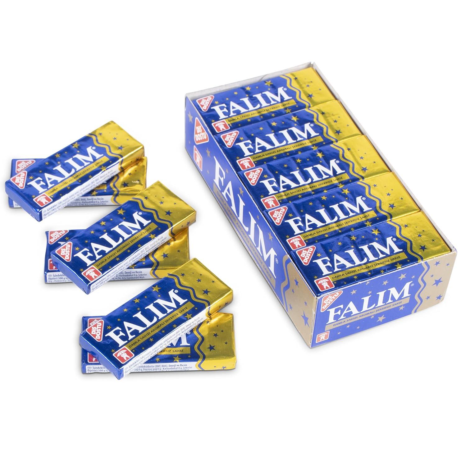 Falim Chewing Gum Set - Damle & Nane Sugar-Free Mint & Mastic Flavor ...