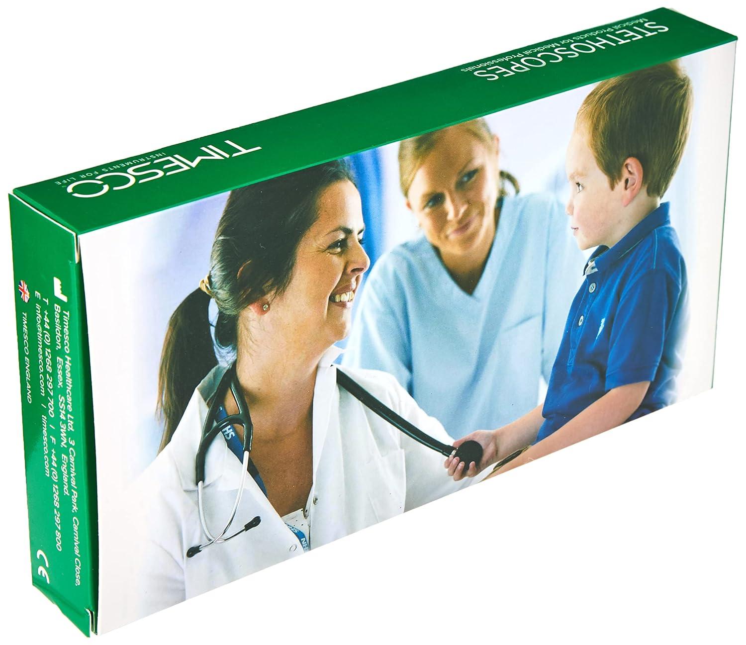 Timesco TD1-13-107 Ruby Single Head Stethoscope Black Kit ...