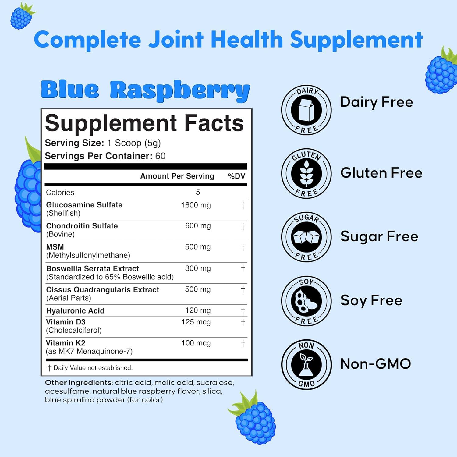 Flexy Joints Complete Joint Support Powder - Glucosamine Chondroitin ...