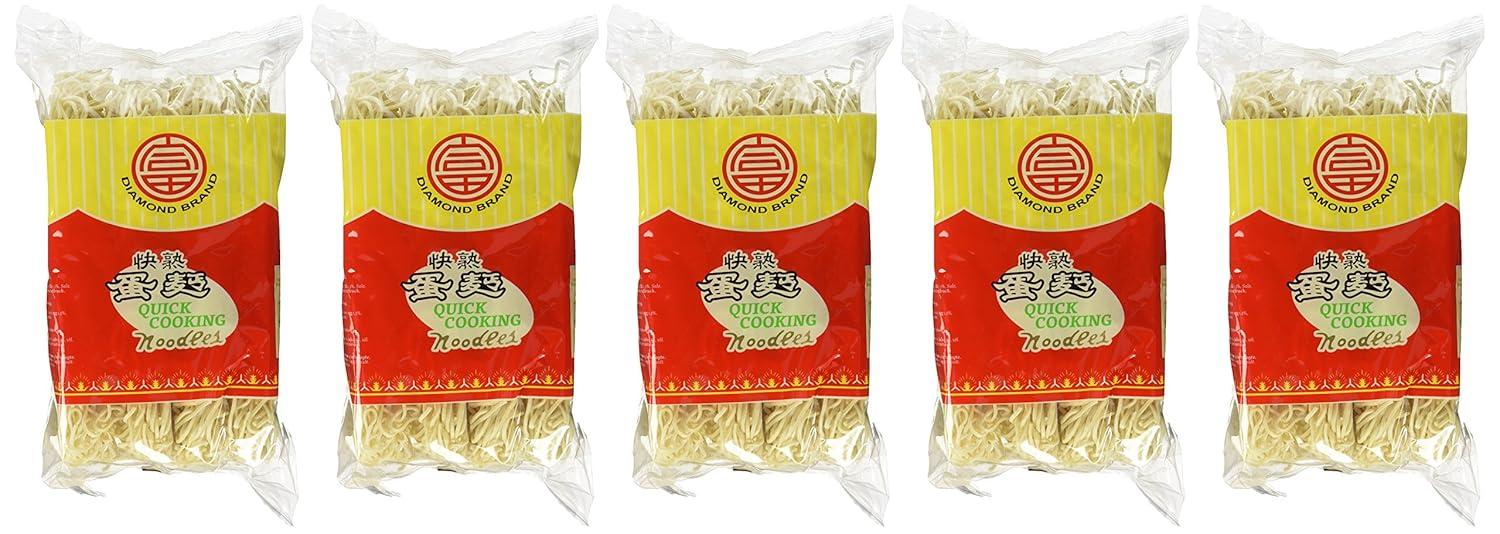 Diamond Quick Cooking Noodles with Egg - Pack of 5 (500g each ...