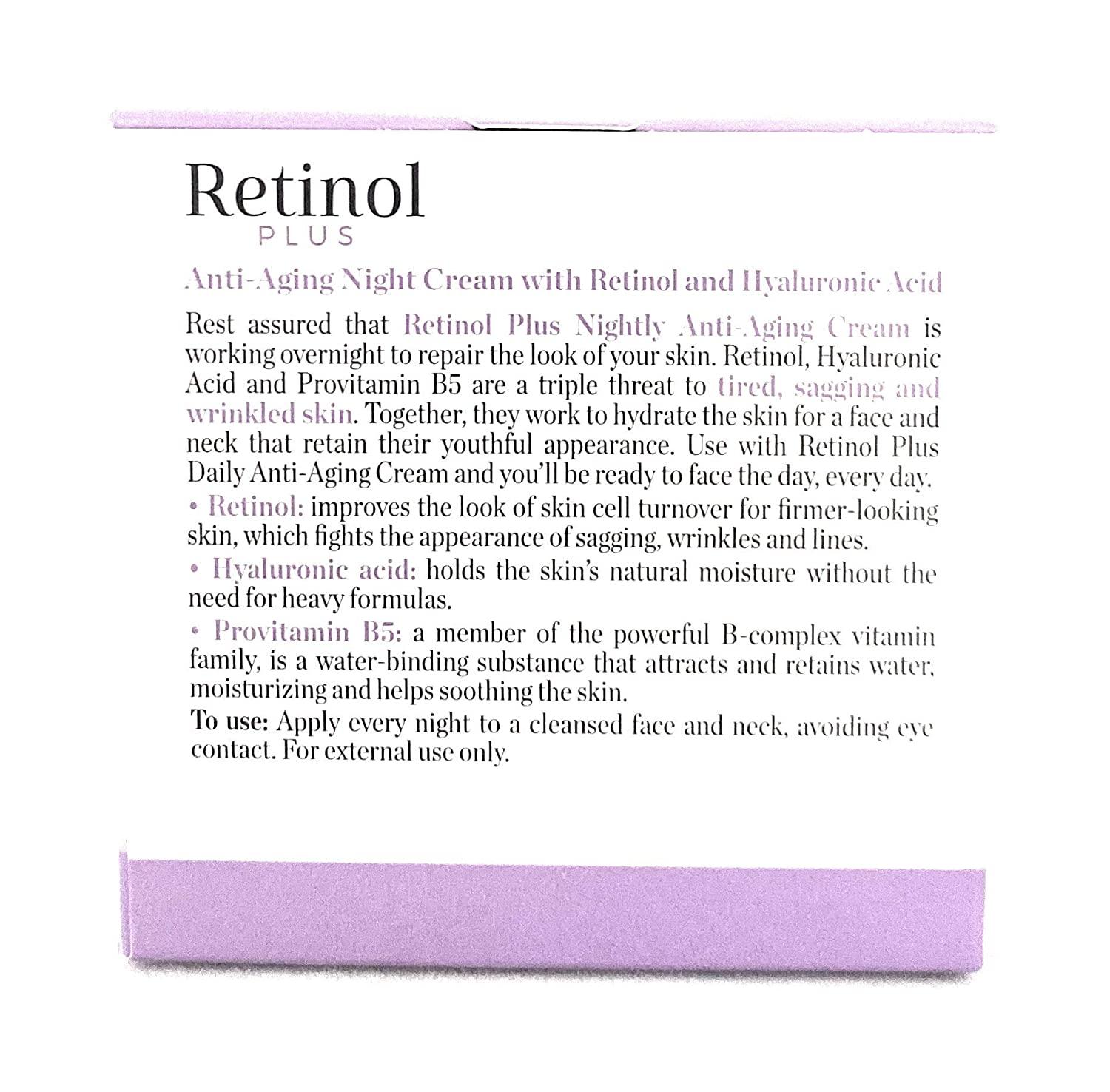 Retinol+ Plus Nightly Anti-Aging Cream 1.7 oz - Advanced Skincare ...