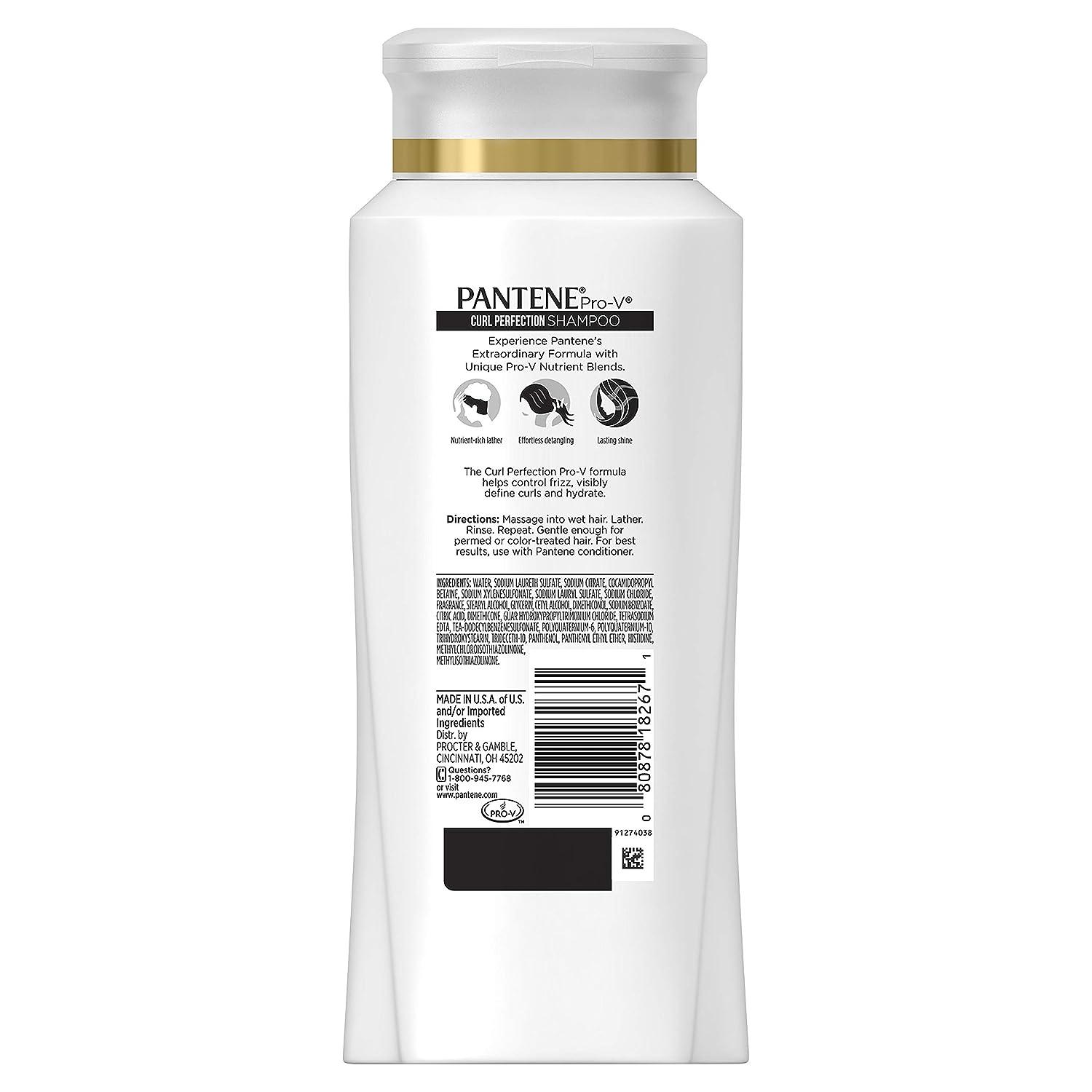 Pantene Pro-V Curl Perfection Shampoo 20.1 fl oz - Hydrating Formula ...