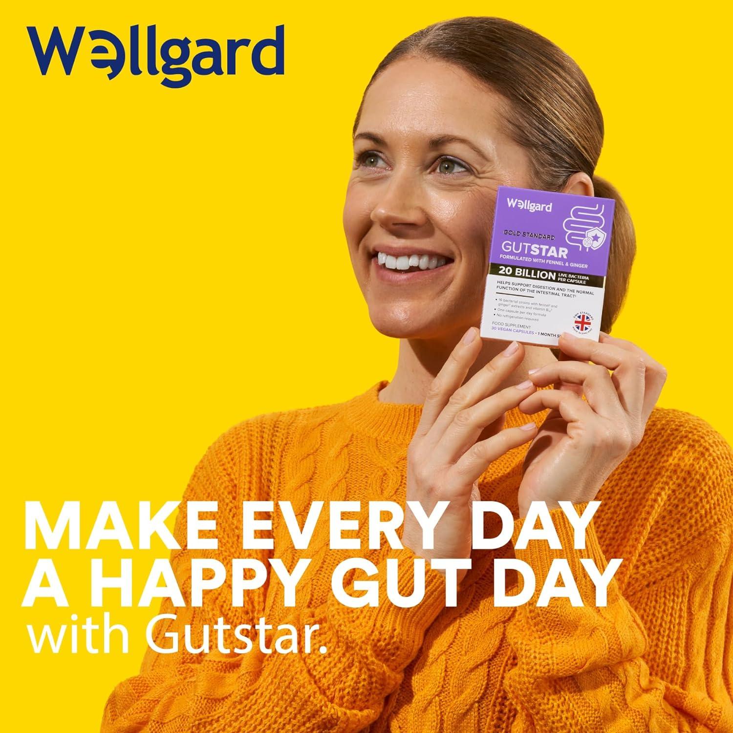 Wellgard Gutstar Probiotics - 16 Strain Probiotics for Gut Health with ...