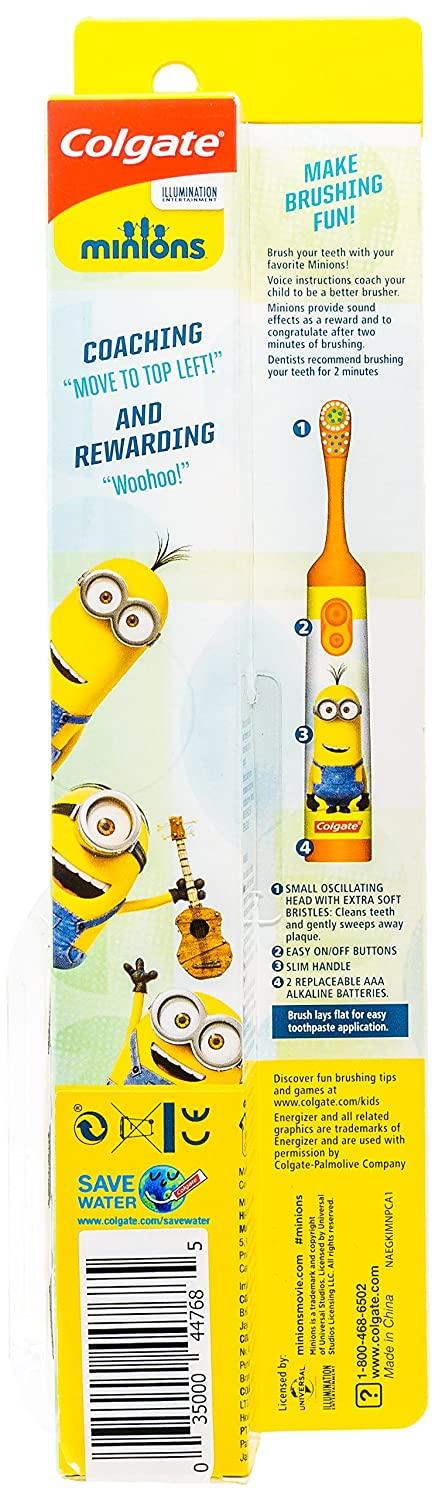 Colgate Kids Interactive Talking Toothbrush - Minions - Fun ...